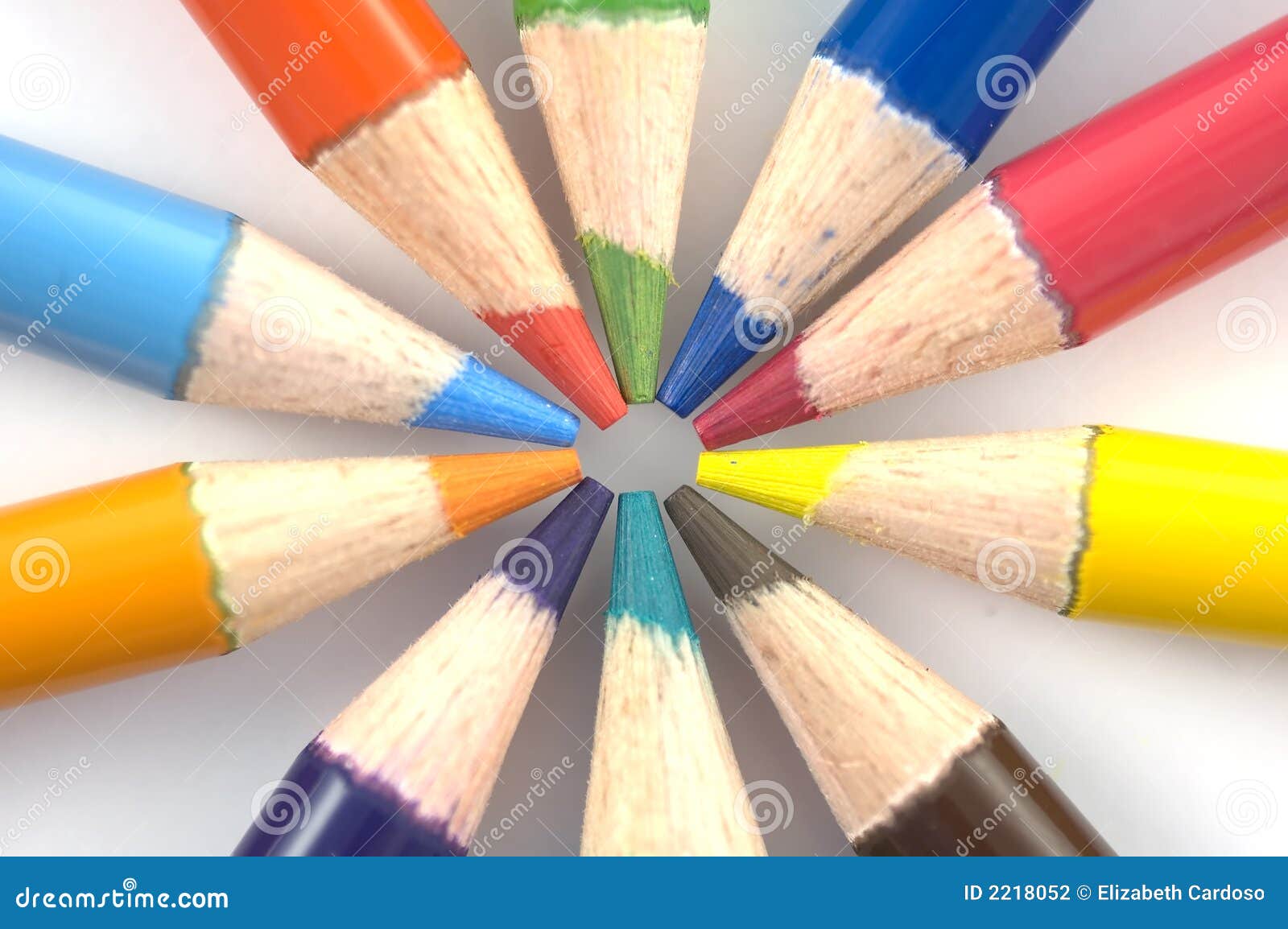 Pencil Crayons stock photo. Image of drawing, colors, kids - 2218052