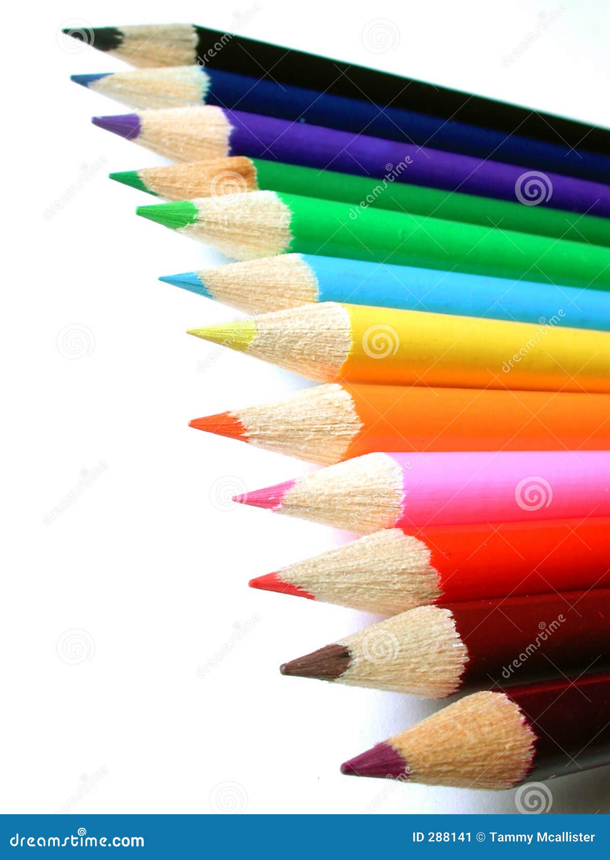Pencil crayons stock image. Image of diversity, colour - 288141