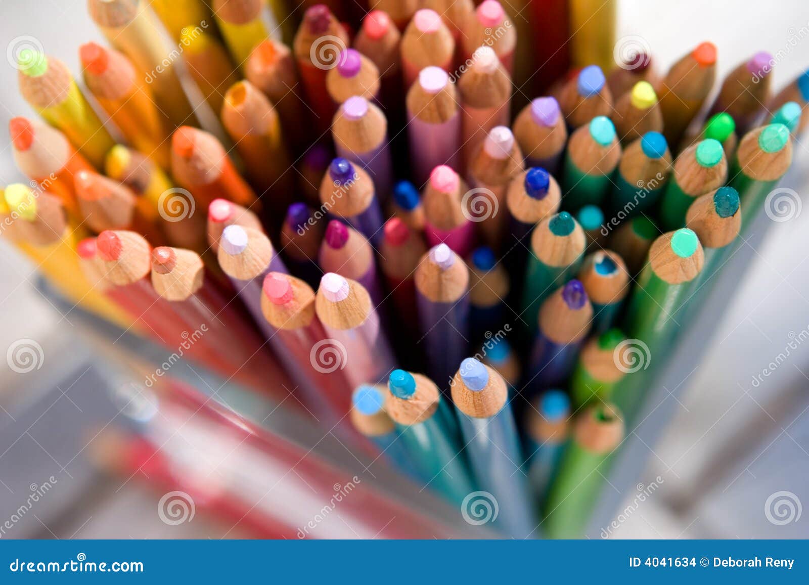Pencil crayons stock photo. Image of colourful, sketch - 4041634