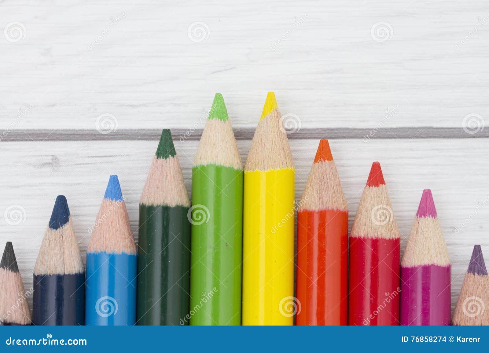Pencil Crayons Background stock photo. Image of page - 76858274