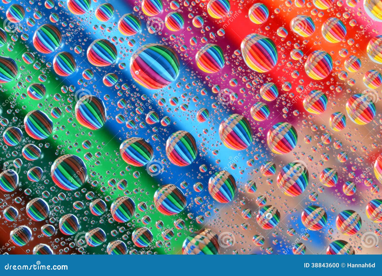 Pencil Crayons through Water Droplets (3) Stock Photo - Image of colour ...