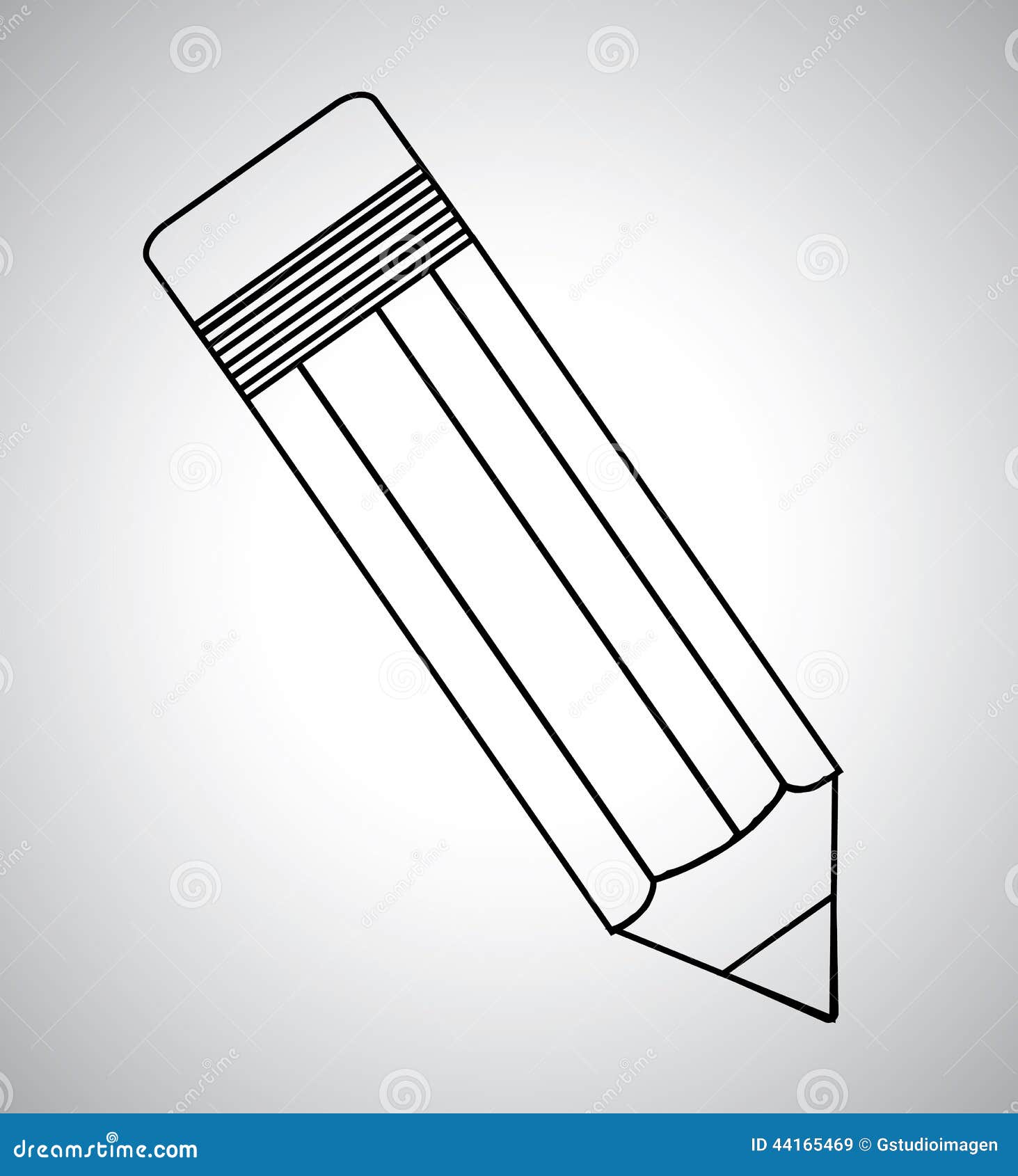 Pencil design stock vector. Illustration of device, aspirations - 44165469