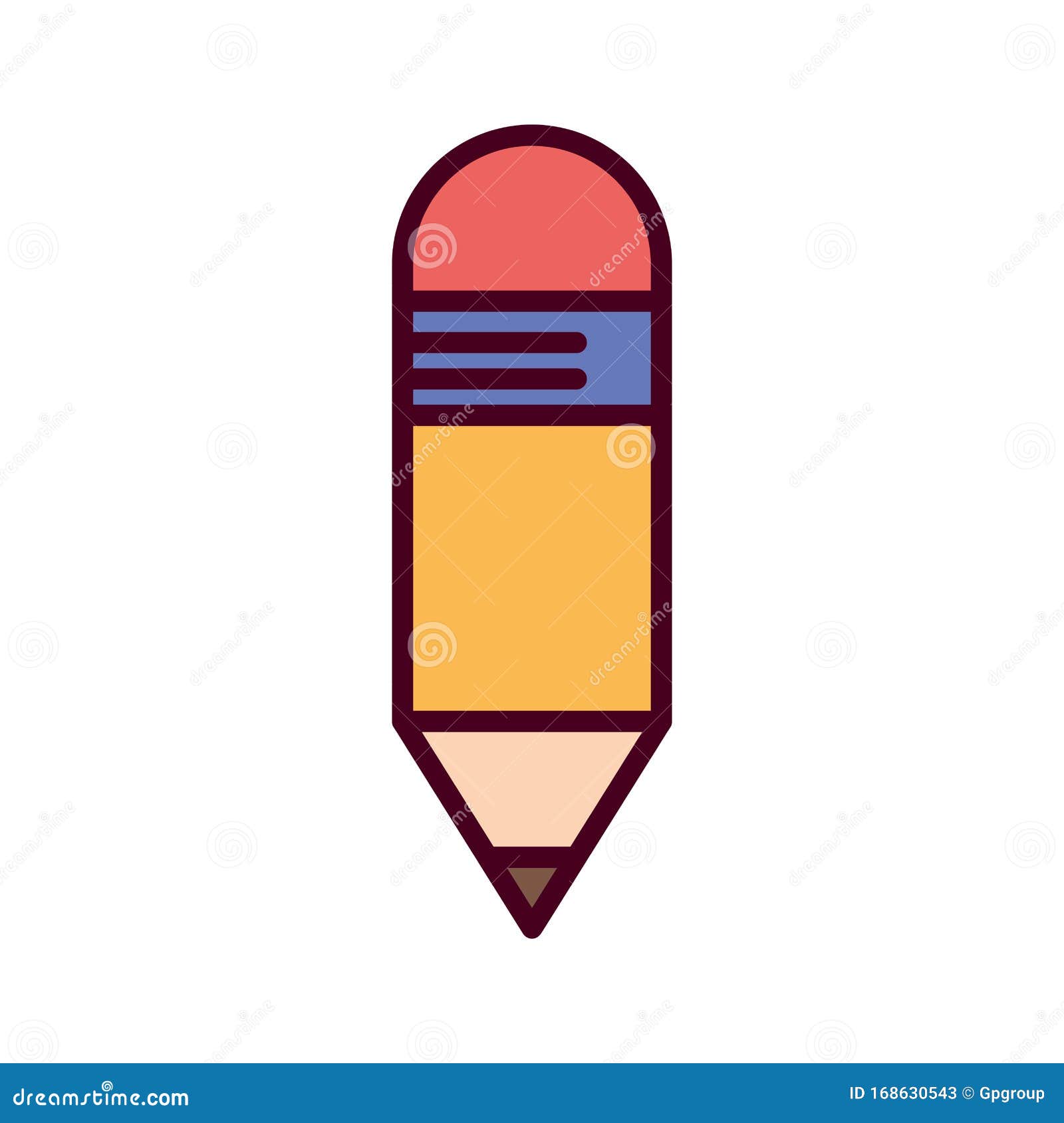 Isolated Pencil Tool Vector Design Stock Vector - Illustration of ...