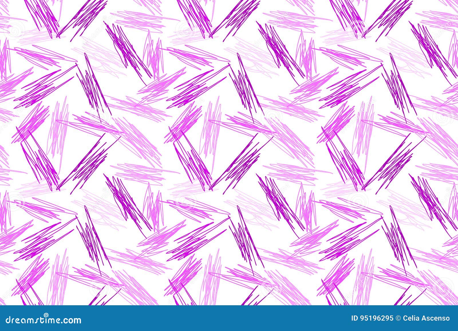 Pencil Doodle Scribble Seamless Pattern Stock Illustration ...