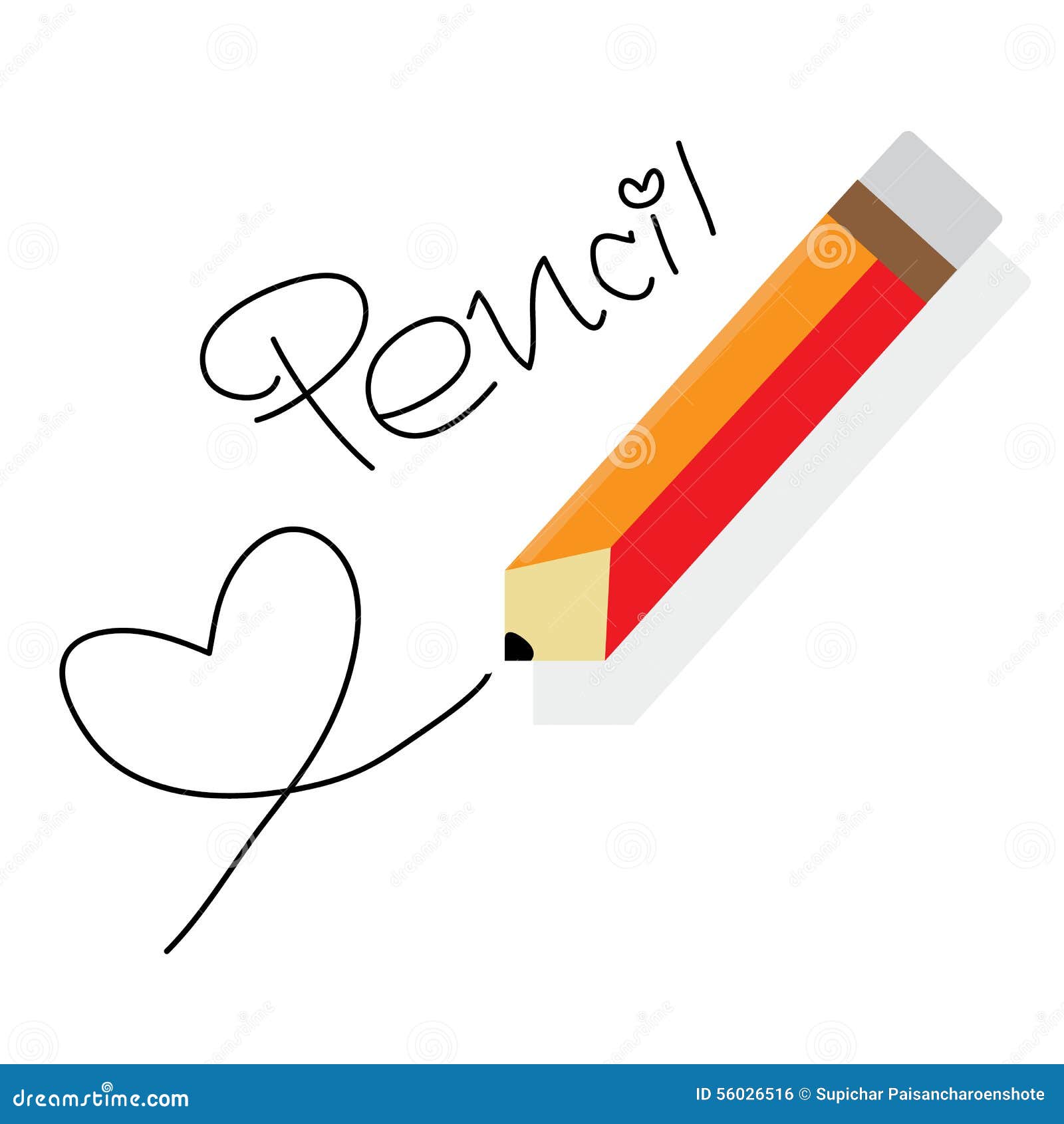 Pencil Draft Write Draw Illustration Stock Vector - Illustration of ...