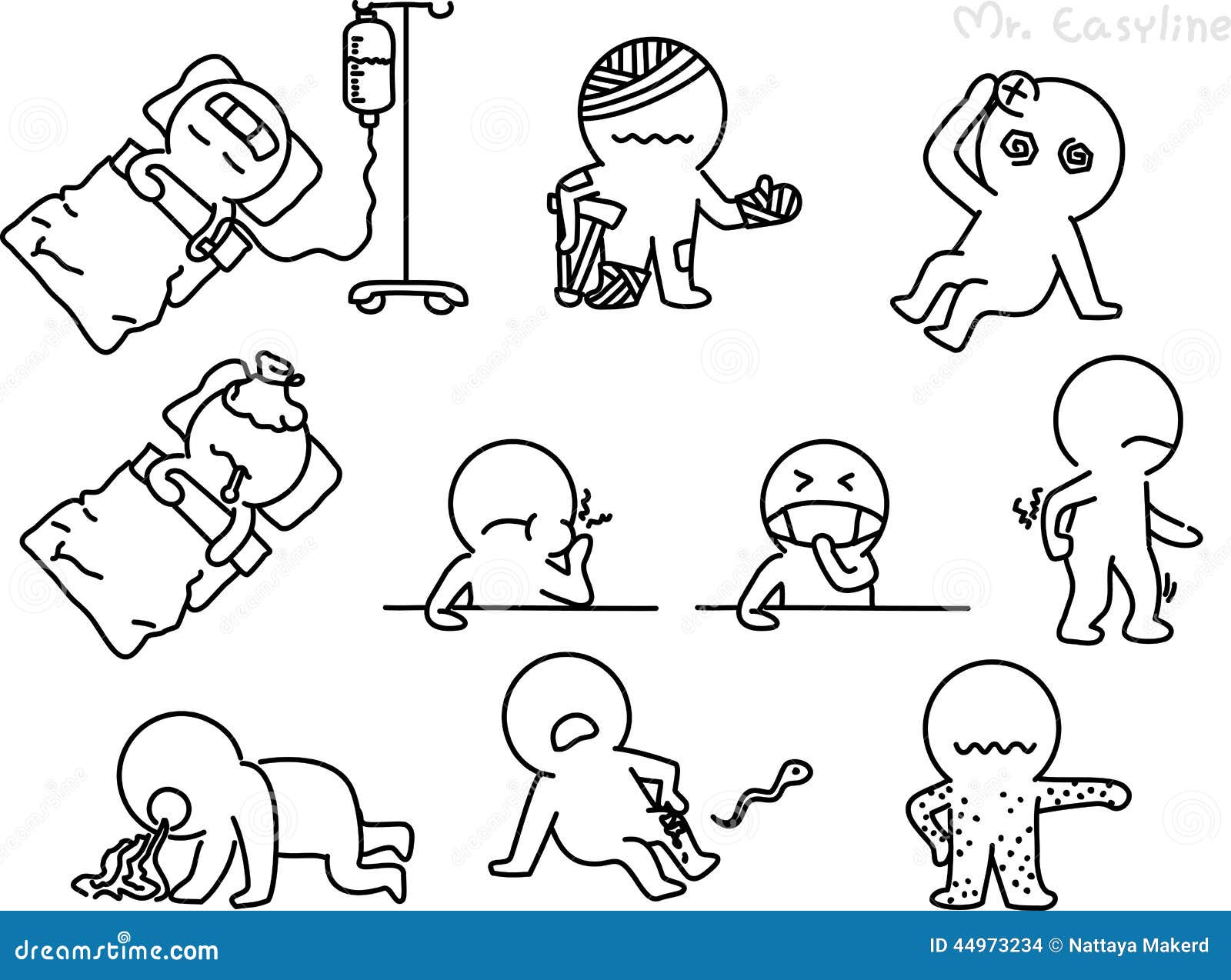 Pencil Drawing As Vector of Patient Stock Vector - Illustration of idea ...