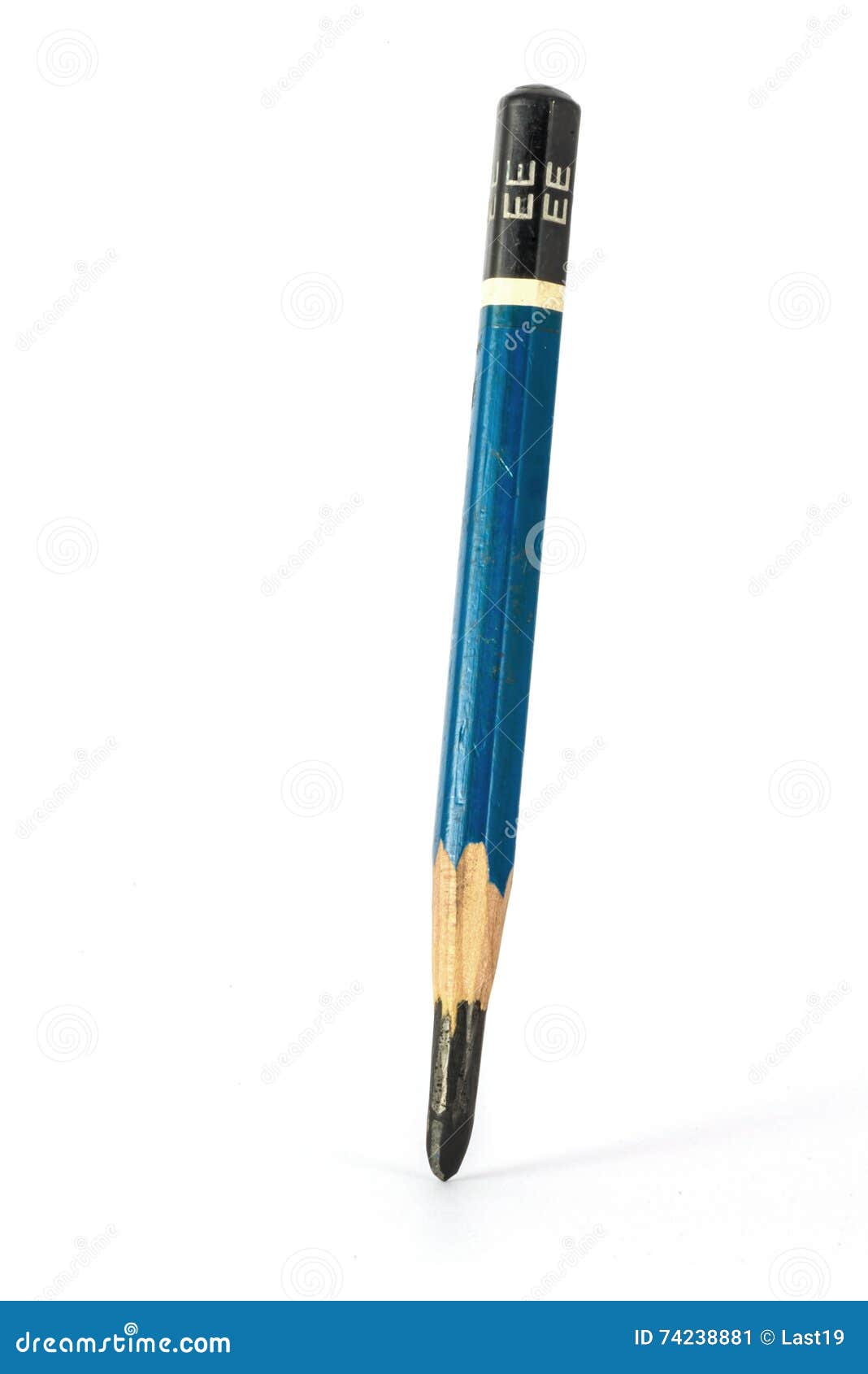 Pencil Drawing EE for a Vertical Stock Image - Image of color, stand ...