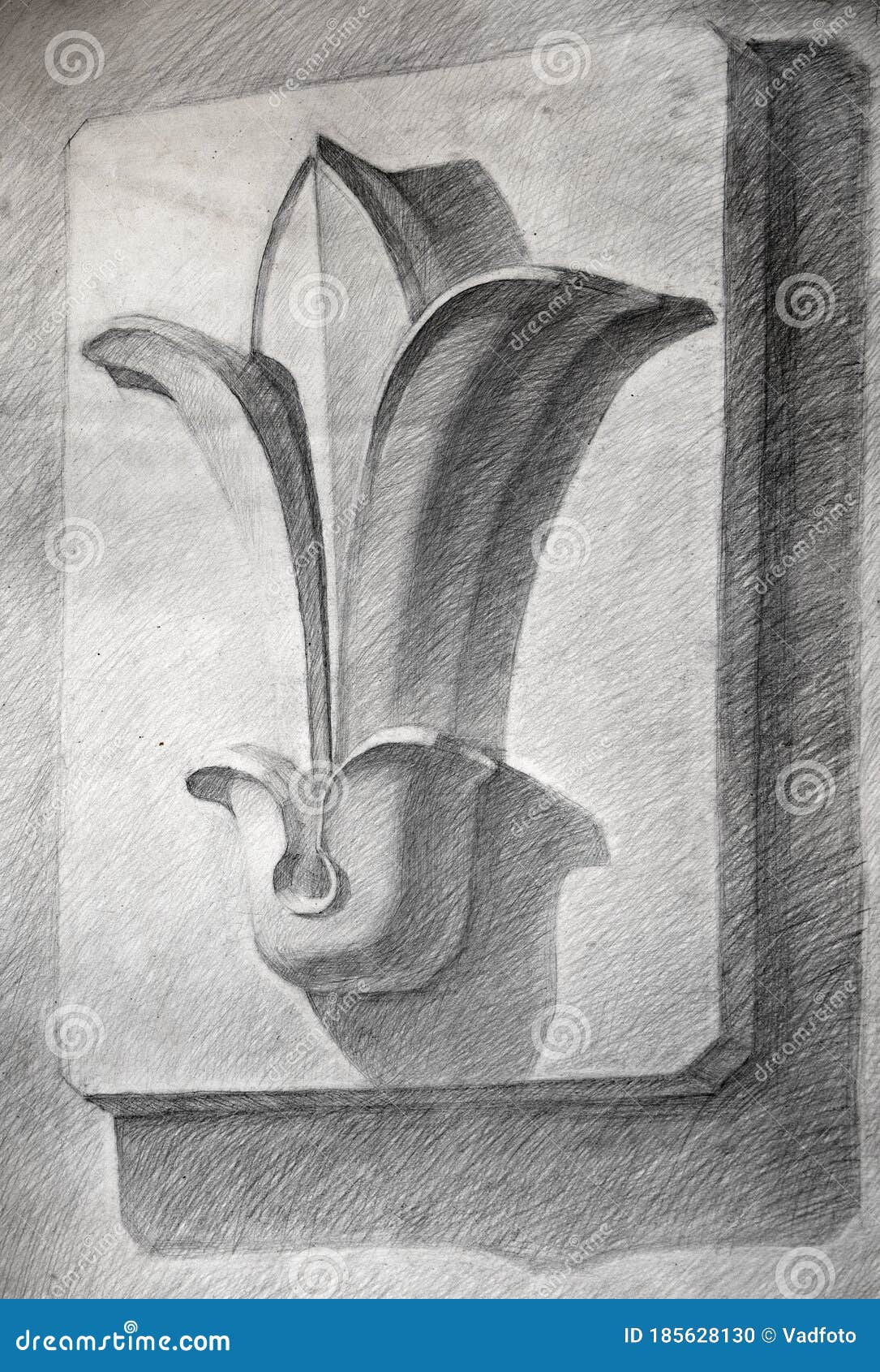 Pencil Drawing Illustration, Sketch, Hand Made Stock Illustration ...