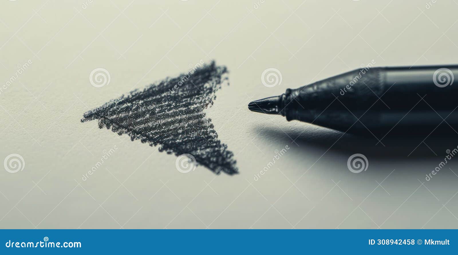 Pencil Drawing Triangle on Paper Stock Illustration - Illustration of ...