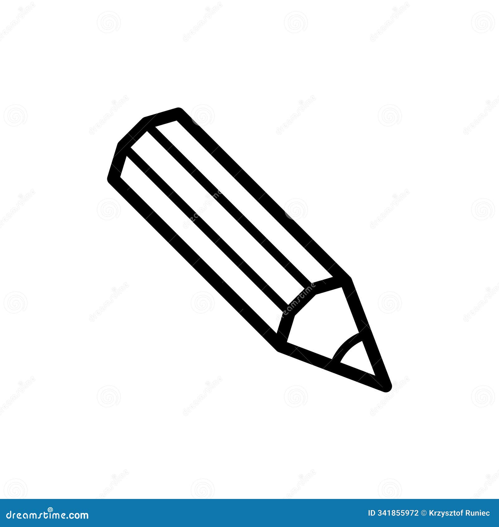 Pencil, Drawing - Vector Icon Stock Illustration - Illustration of ...