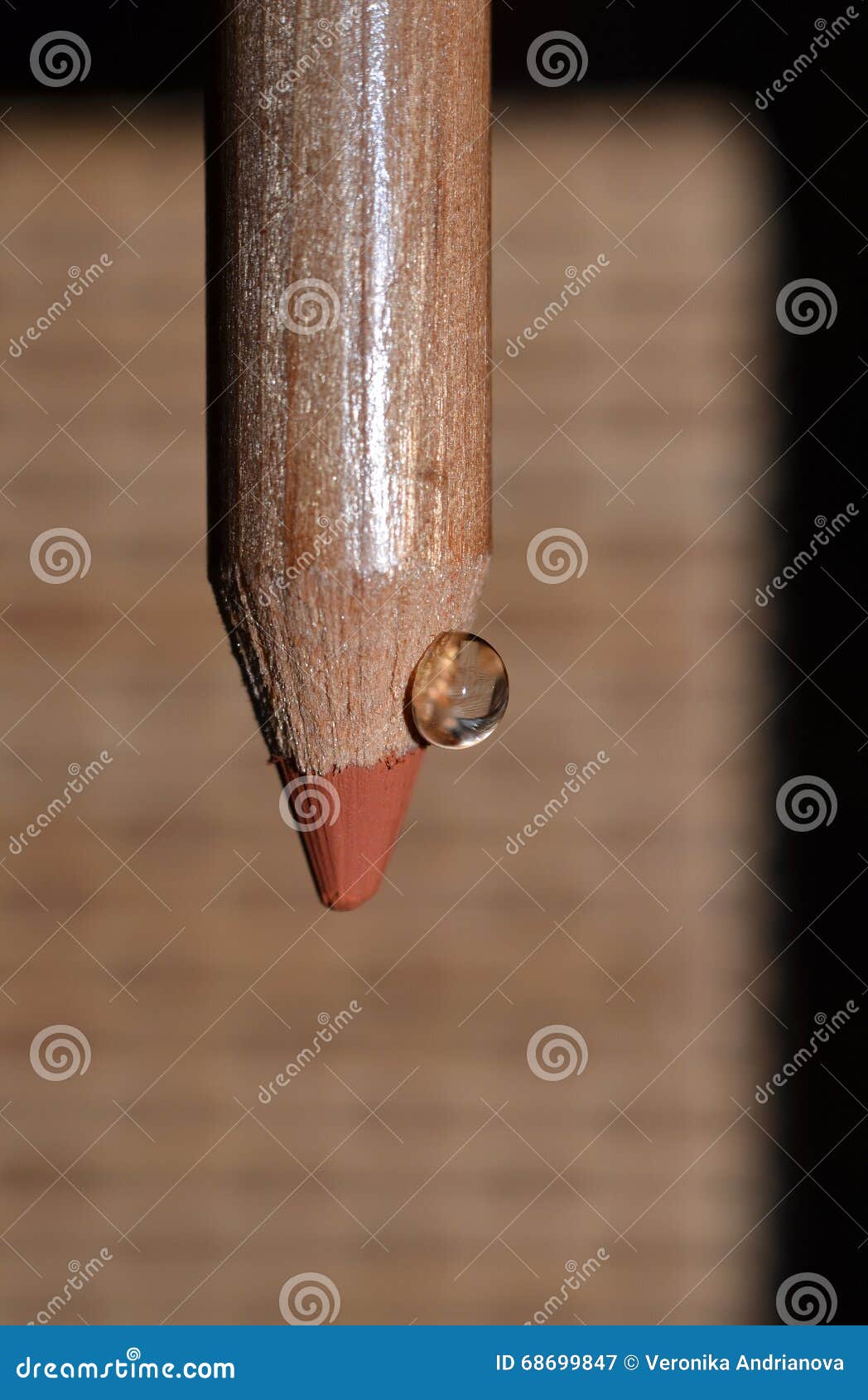 Pencil and drop stock image. Image of drop, minimalism - 68699847