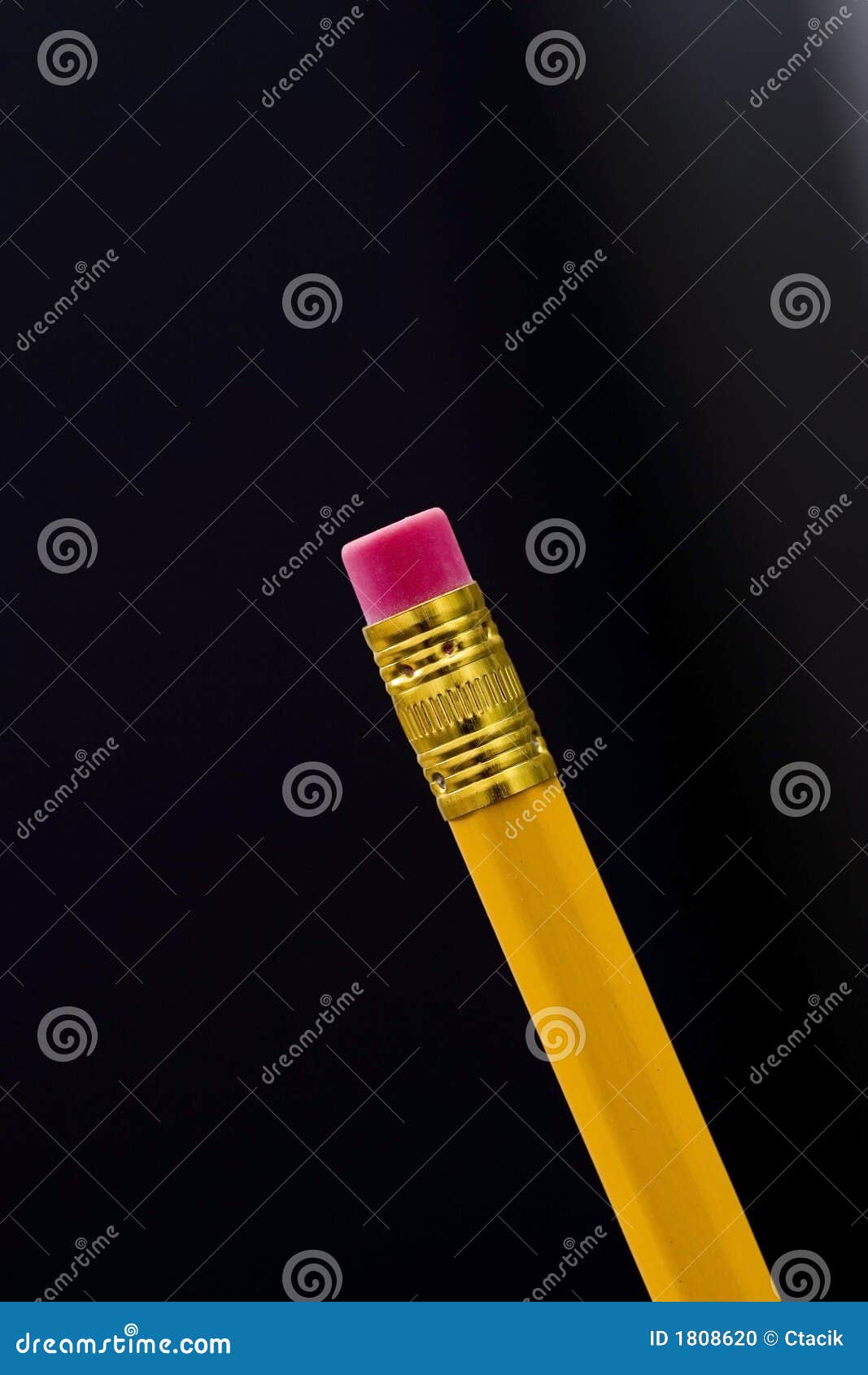 Pencil eraser stock photo. Image of documentation, erase - 1808620
