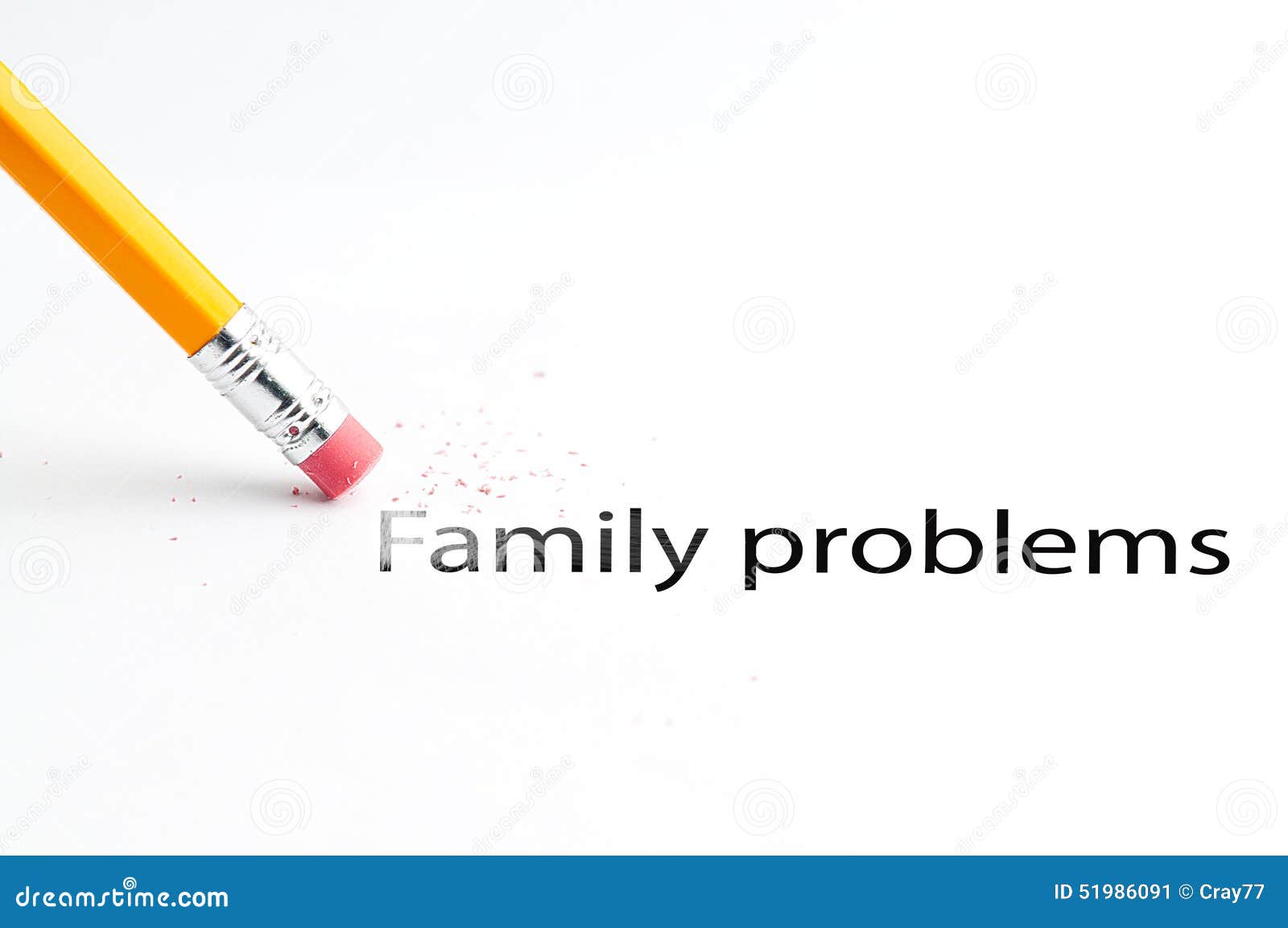 Pencil with eraser stock image. Image of decisions, counseling - 51986091