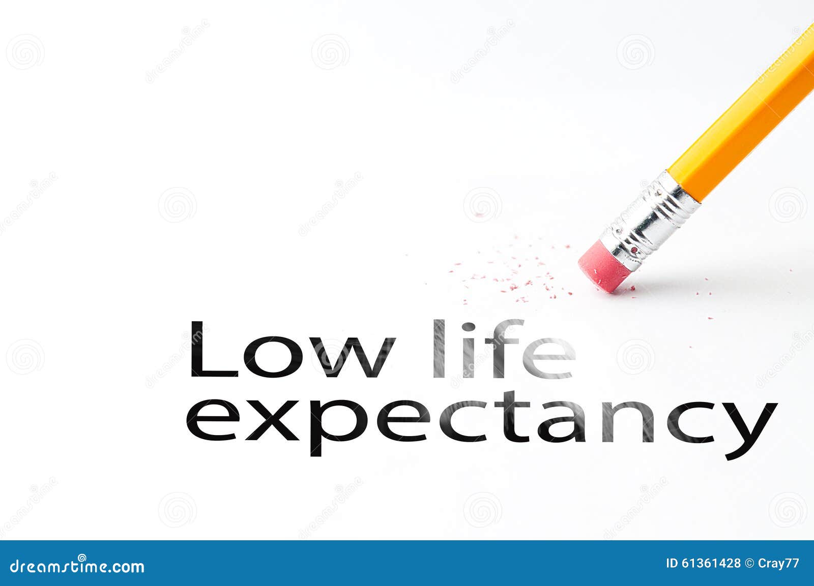 Pencil with eraser stock photo. Image of copd, disease - 61361428