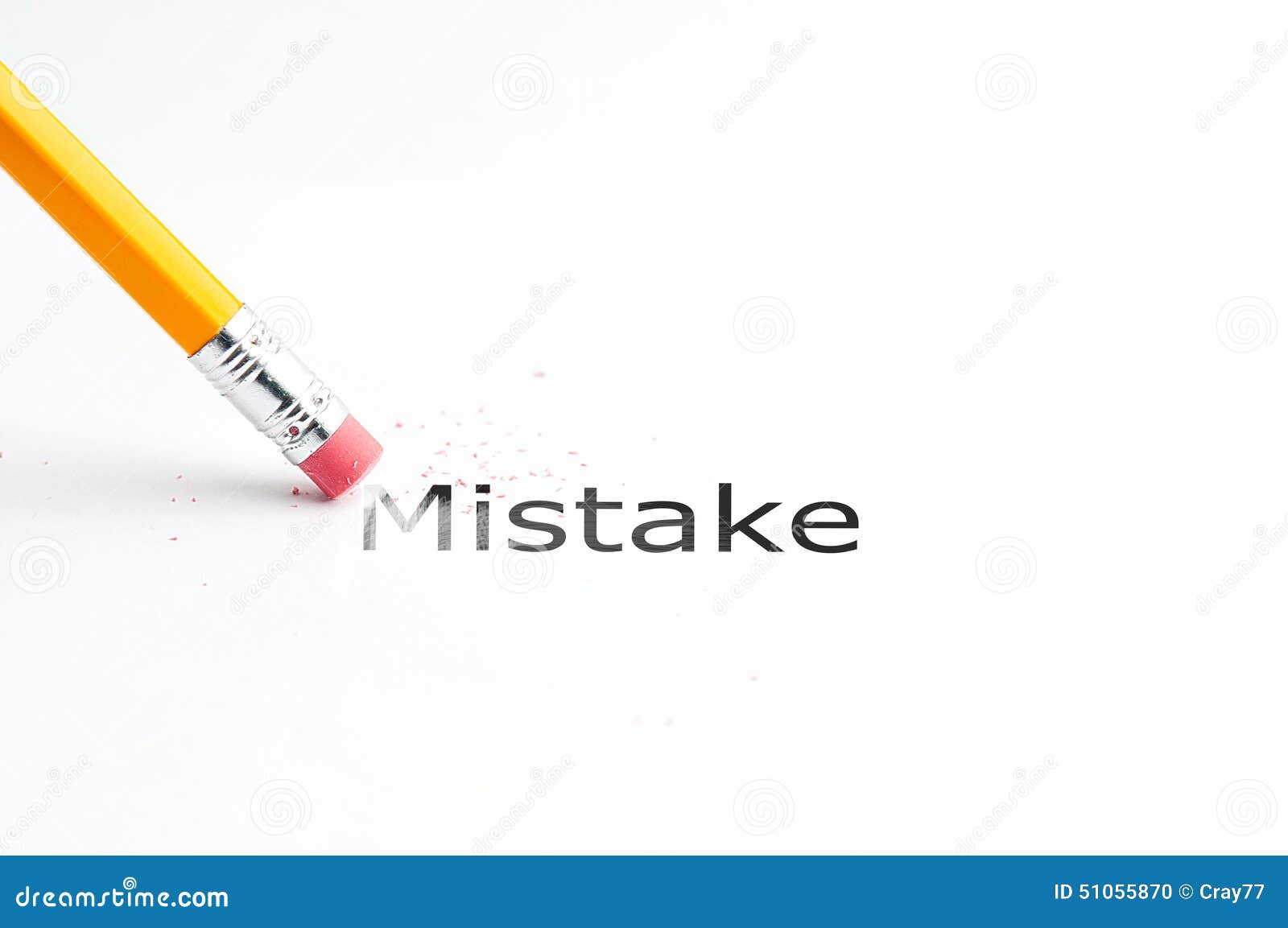 Pencil with eraser stock photo. Image of form, eraser - 51055870