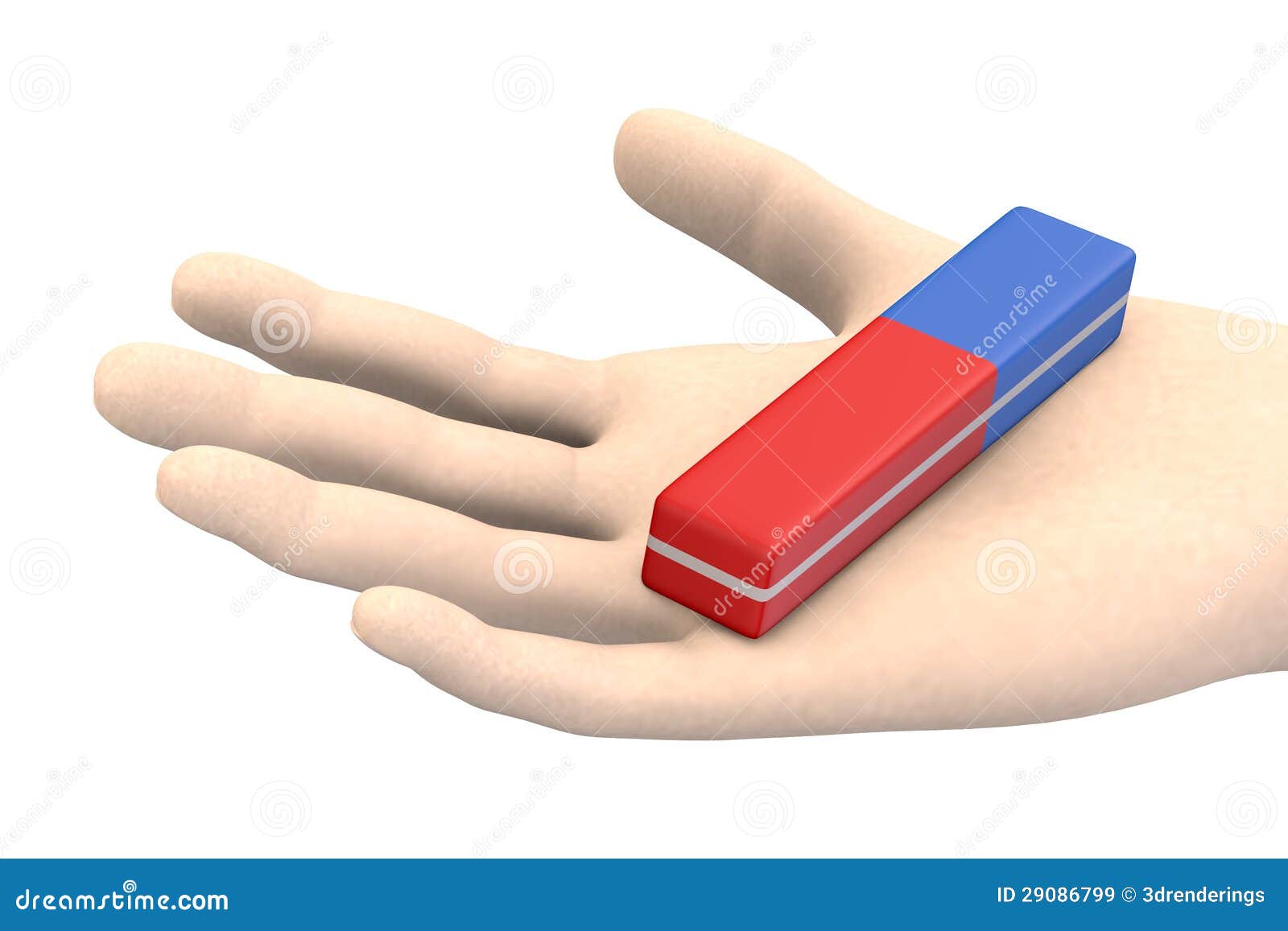 Pencil eraser in hand stock image. Image of eraser, equipment - 29086799