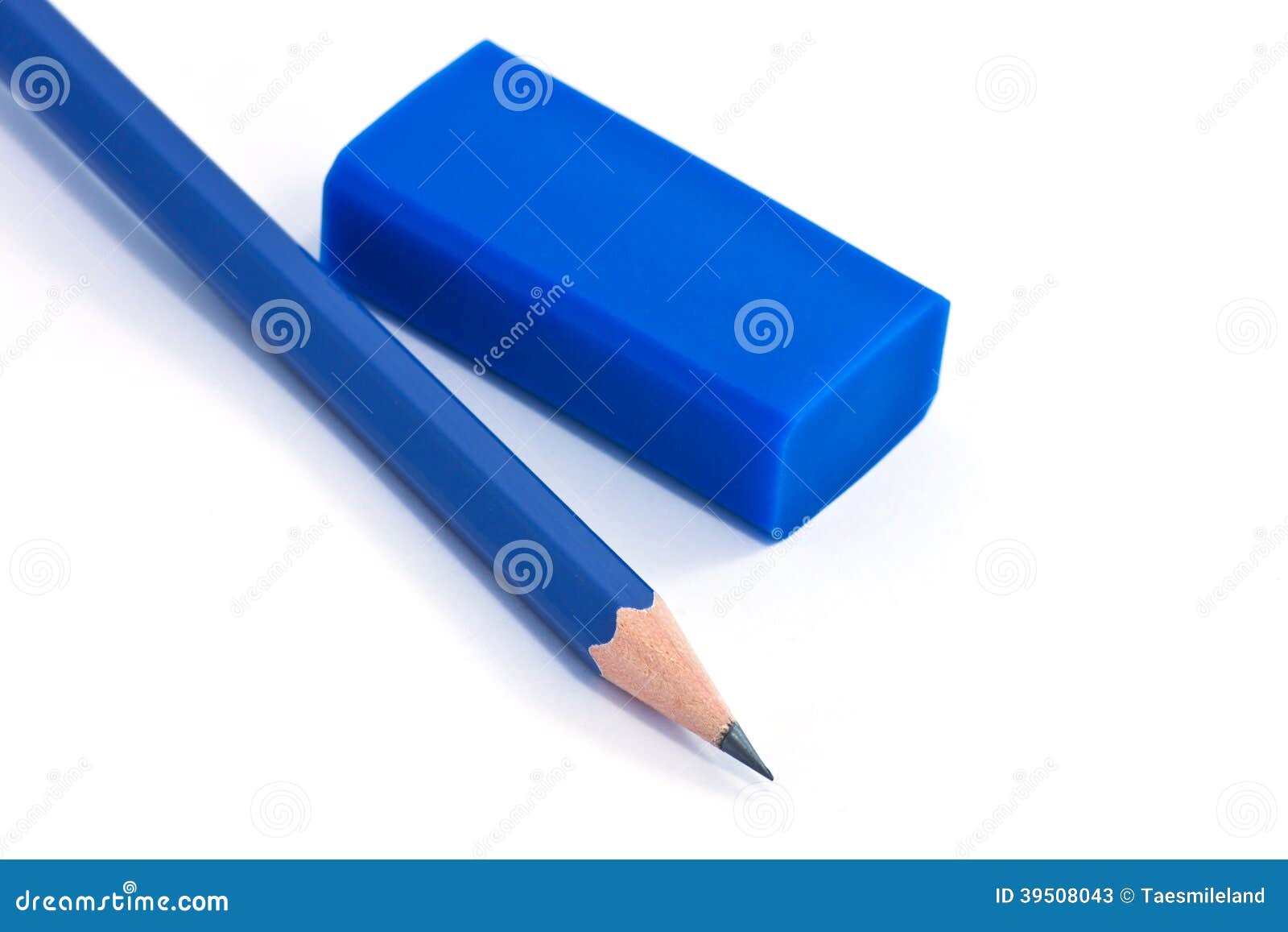 Pencil and eraser stock image. Image of closeup, erase - 39508043
