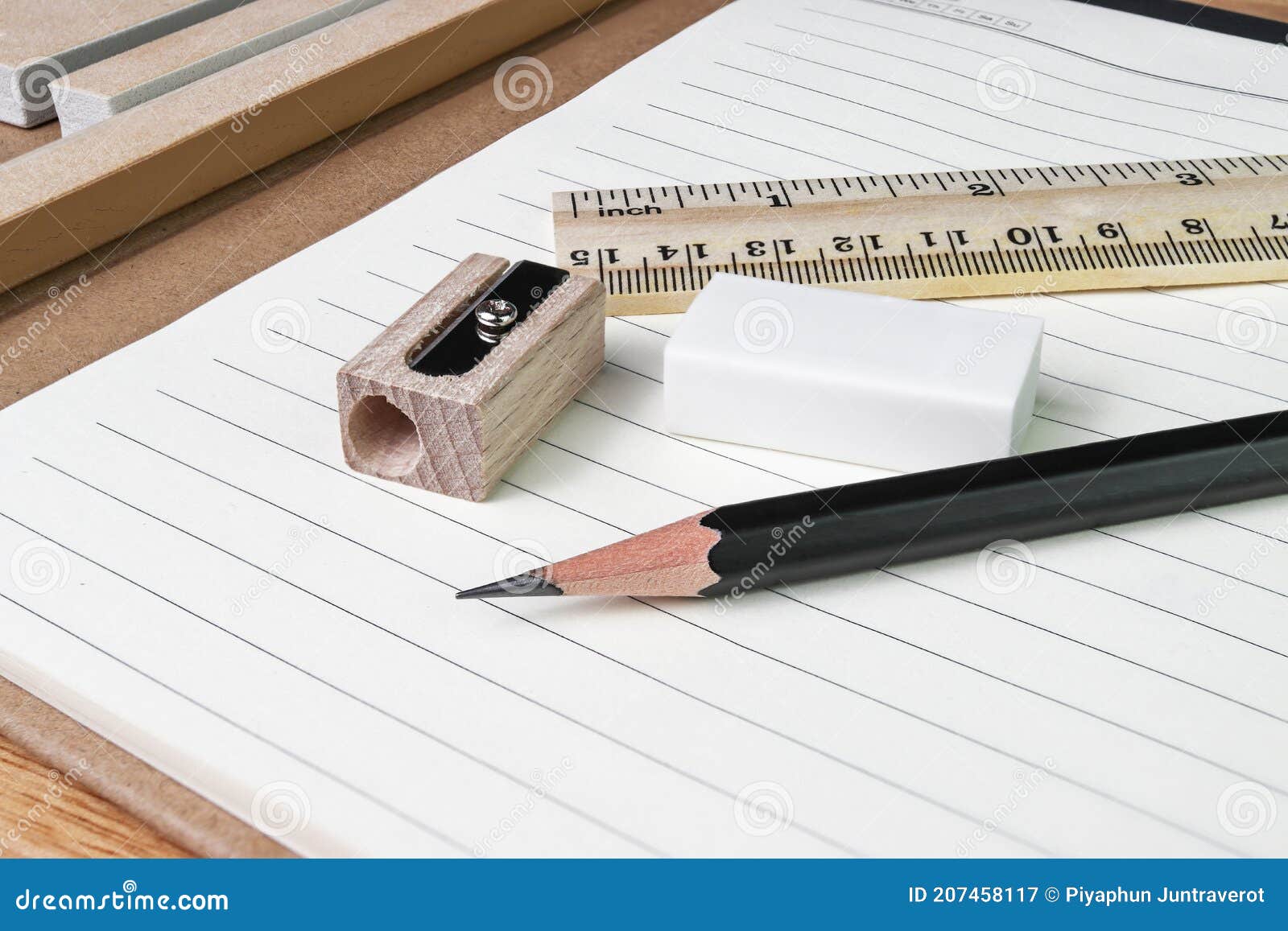 Eraser And Ruler Stock Photo | CartoonDealer.com #5745066