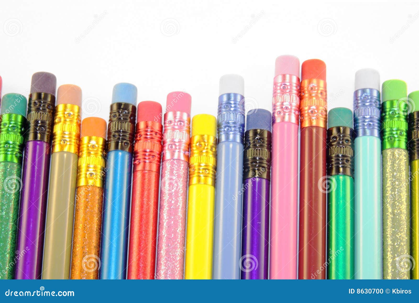 Pencil erasers. stock photo. Image of erasers, painting - 8630700