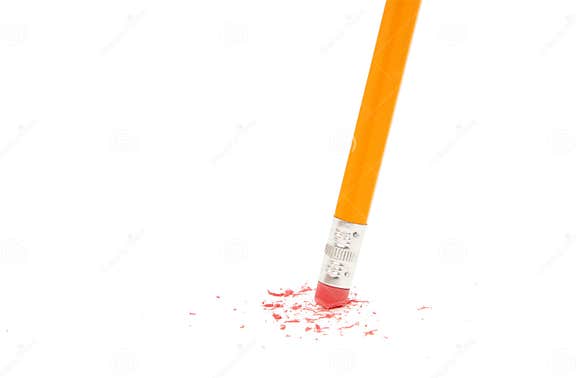 Pencil Erasing stock image. Image of work, correct, pink - 15944455
