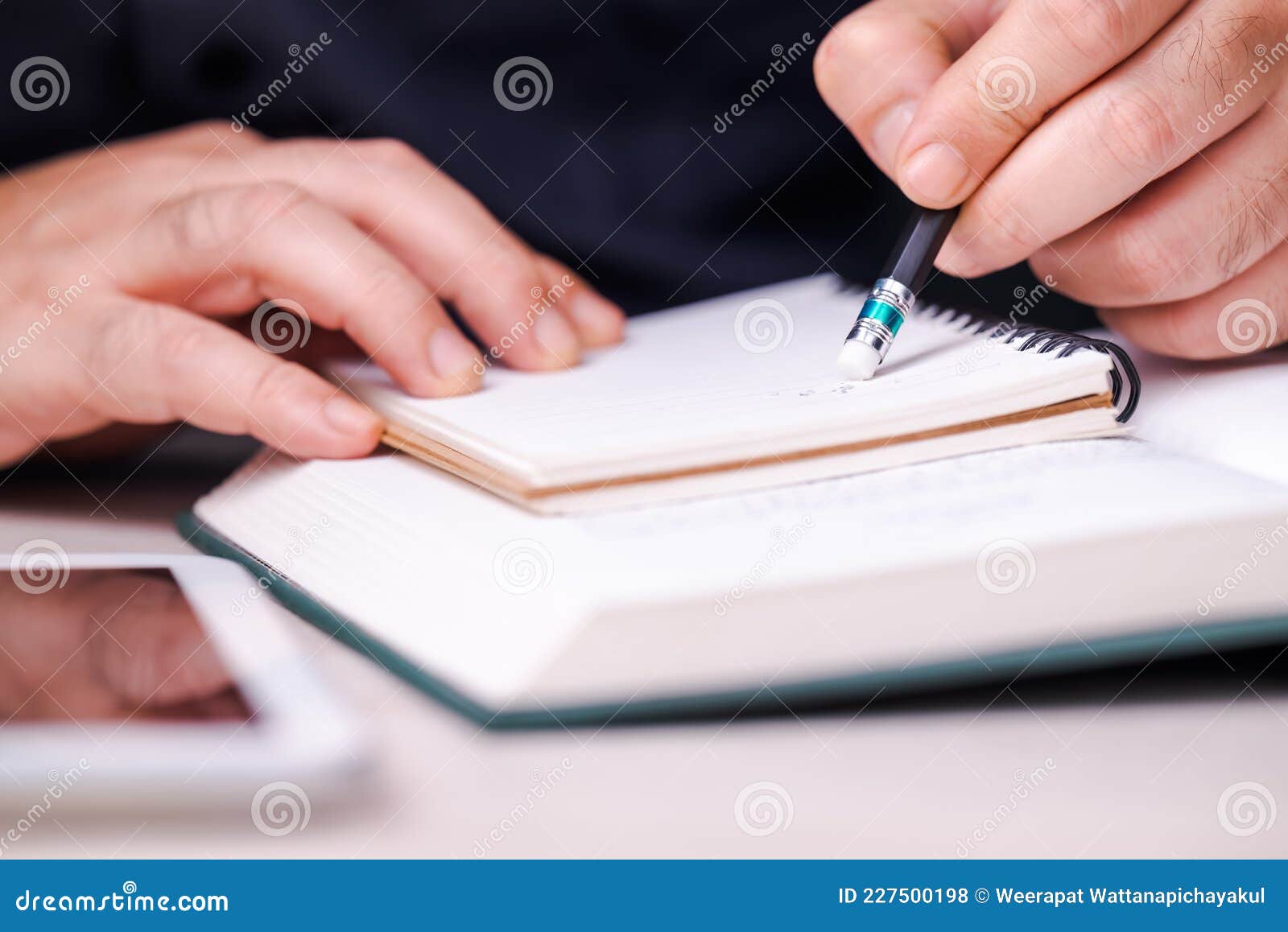 Pencil Erasing On Paper. Stock Image | CartoonDealer.com #10641823