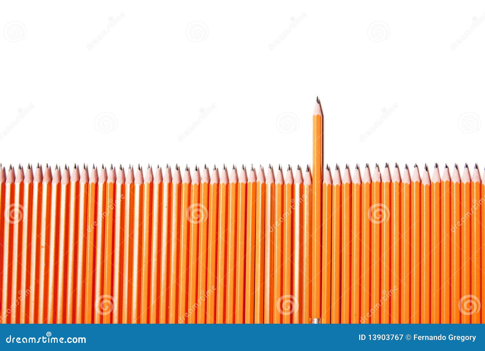 Pencil fence stock image. Image of pencils, special, uncommon - 13903767
