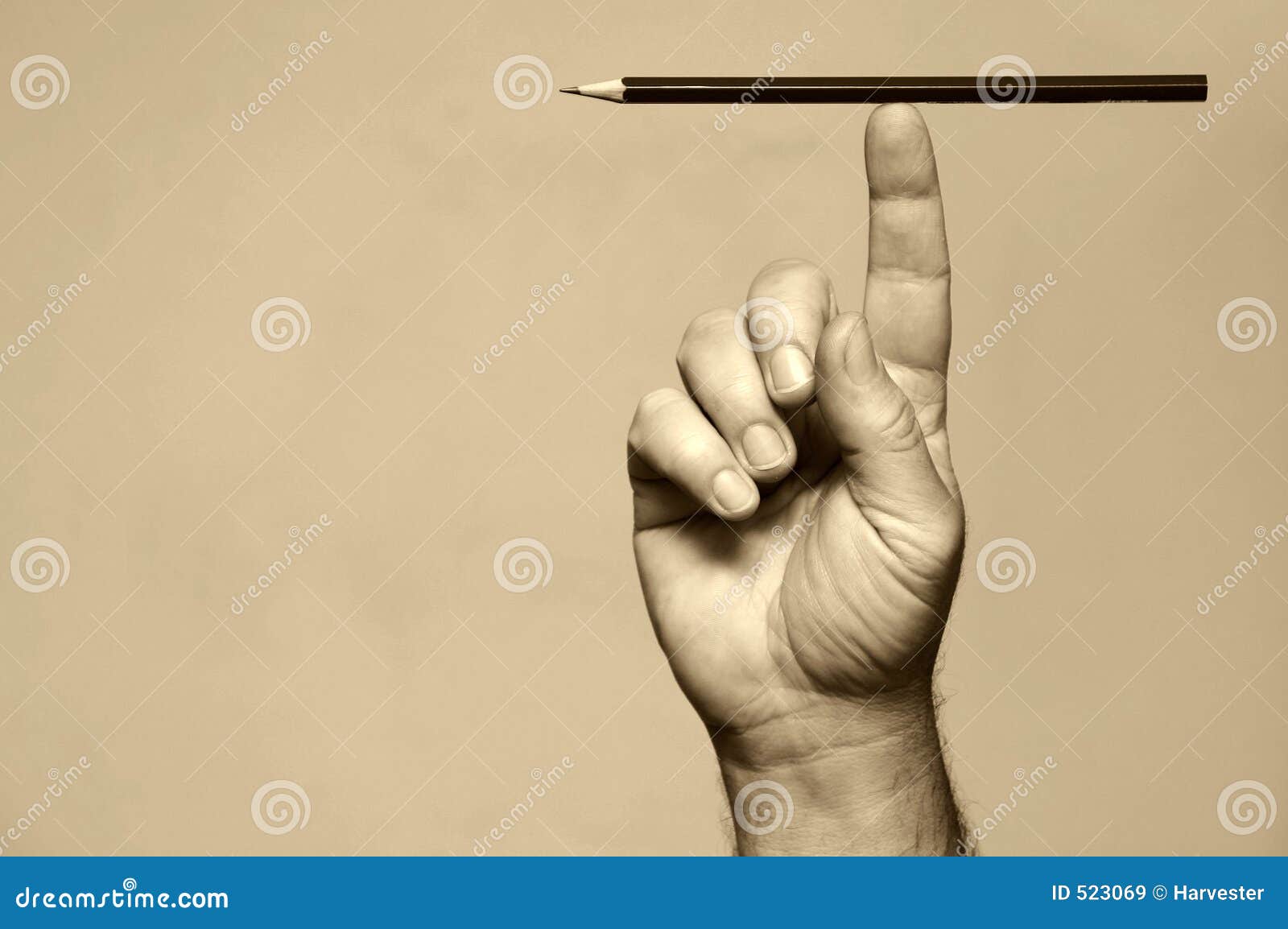 Pencil on a finger stock image. Image of nail, pencil, finger - 523069