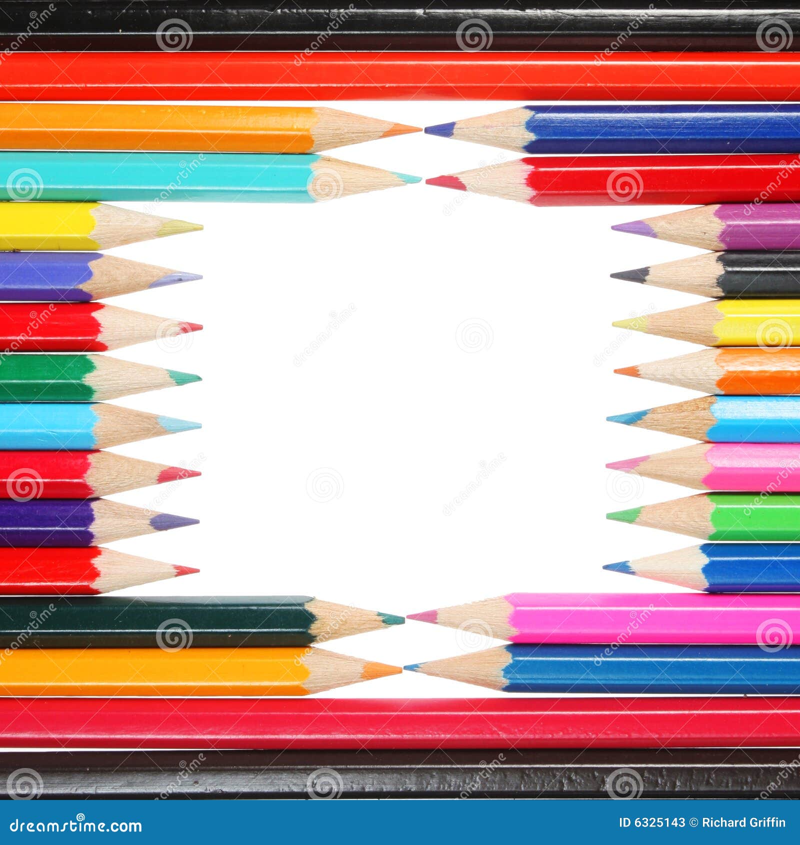 Pencil frame stock image. Image of lead, brown, multi - 6325143