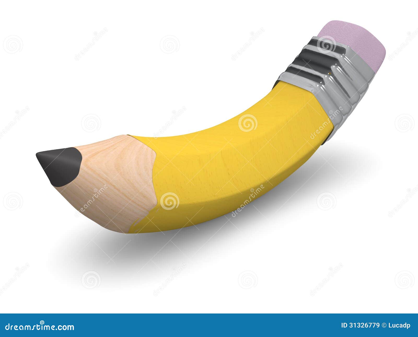 Pencil stock illustration. Illustration of stationery - 31326779