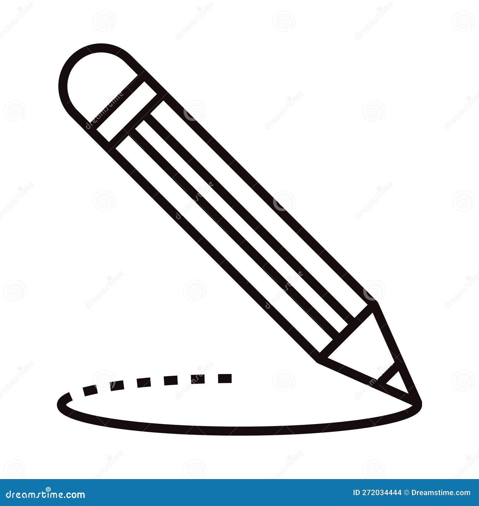 Pencil graphic design stock vector. Illustration of technology - 272034444