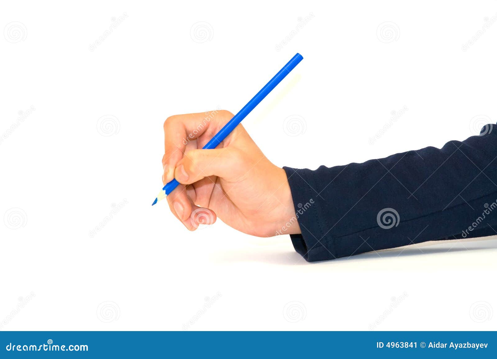 Pencil in hand stock image. Image of sharp, palette, hand - 4963841