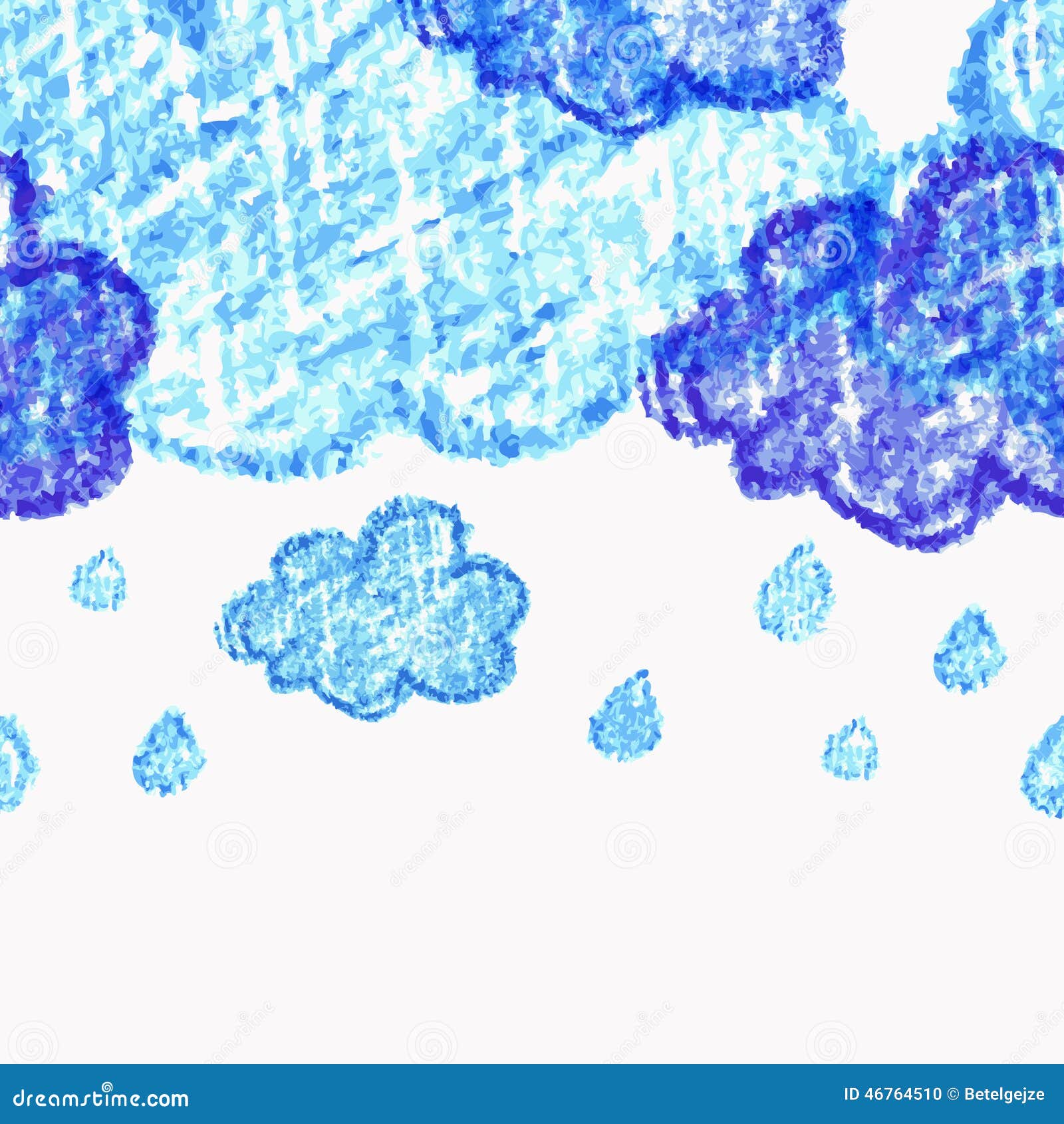 Sketch Clouds. Hand Drawn Sky Cloudscape. Outline Sketching Cloud ...