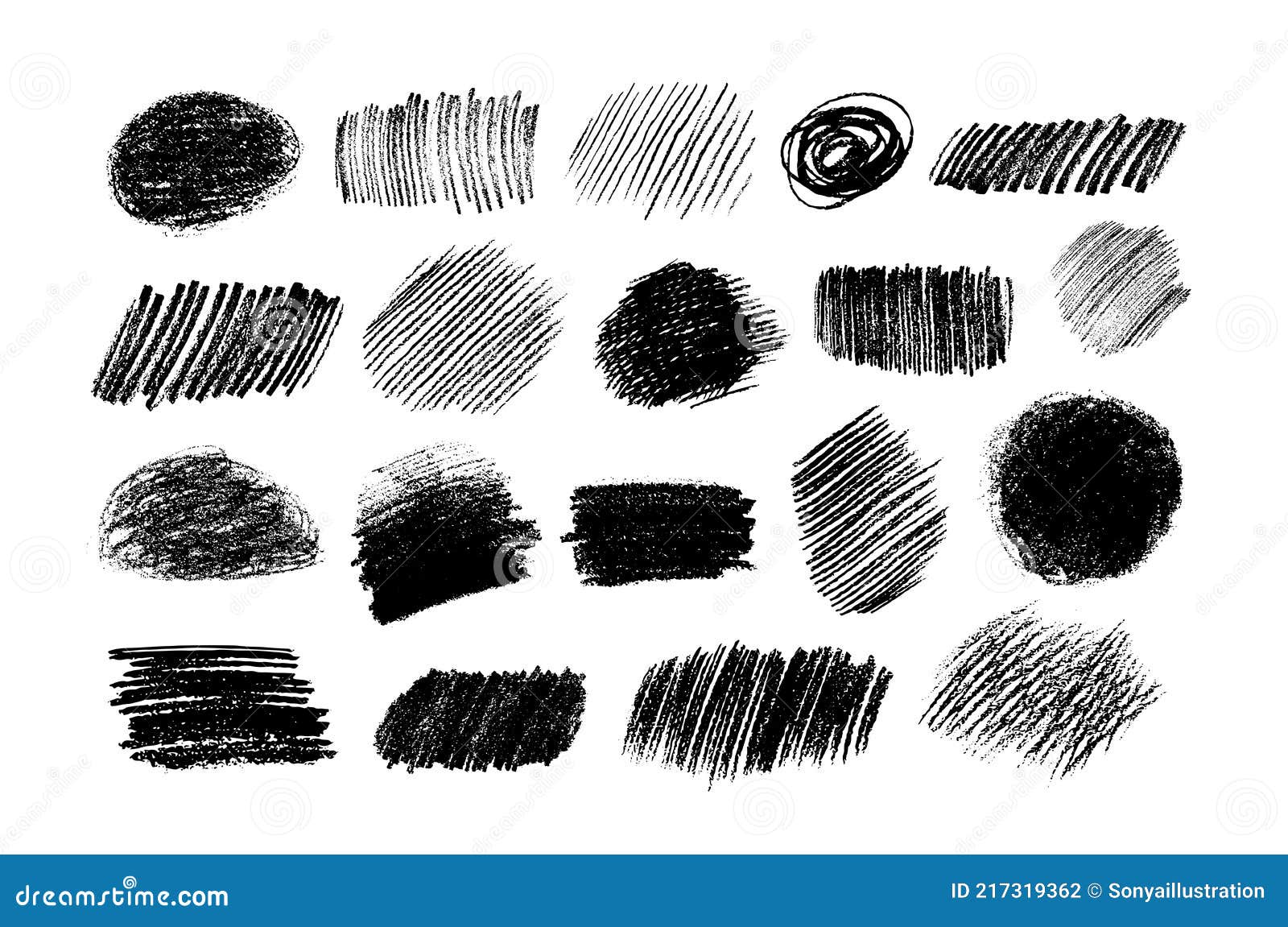 Pencil Hatching Textures. Vector Illustration | CartoonDealer.com #72306212