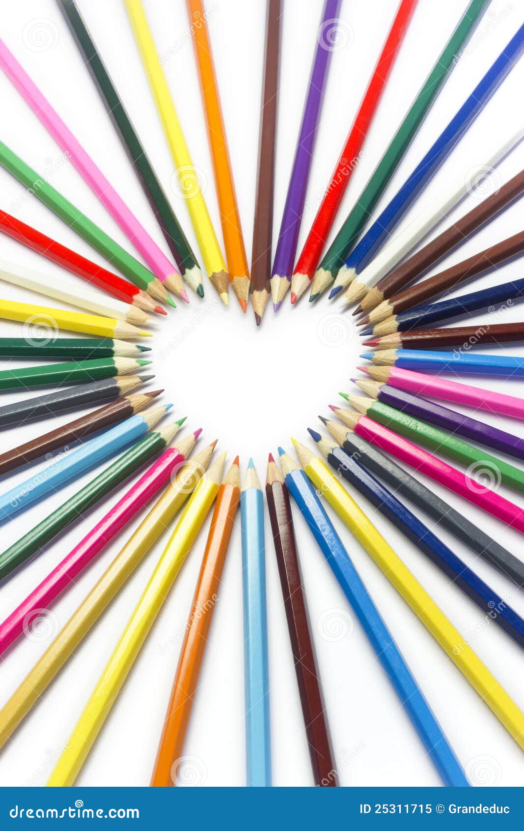 Pencil heart macro stock image. Image of pencils, creativity - 25311715
