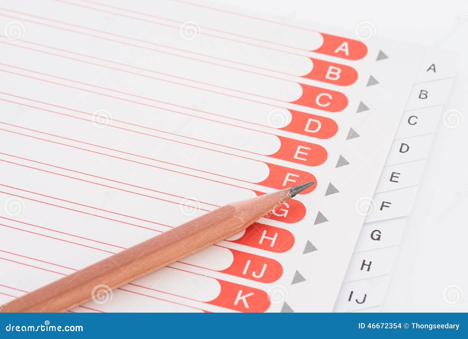 Pencil and index file stock photo. Image of wooden, card - 46672354