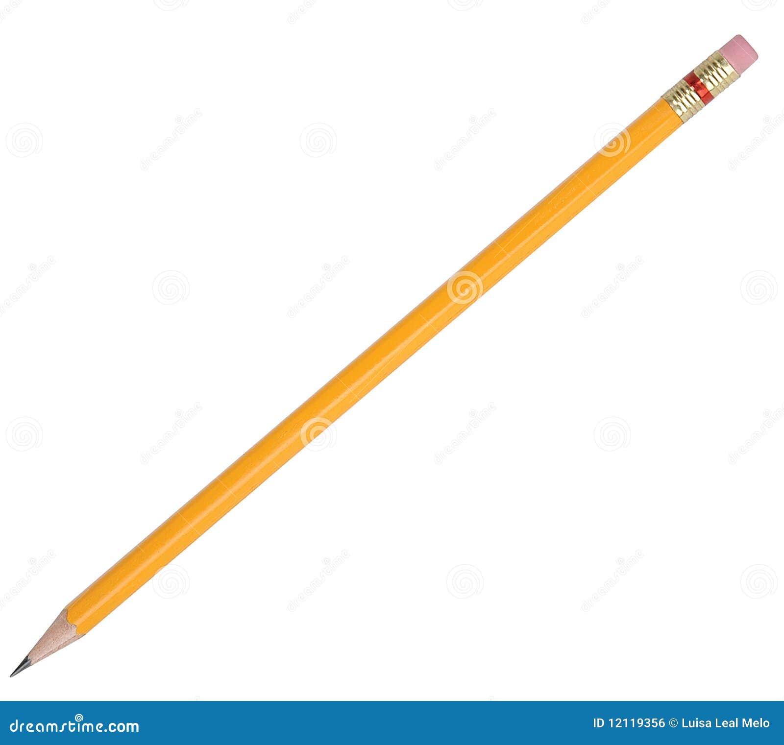Pencil. Isolated stock photo. Image of isolated, stationery - 12119356