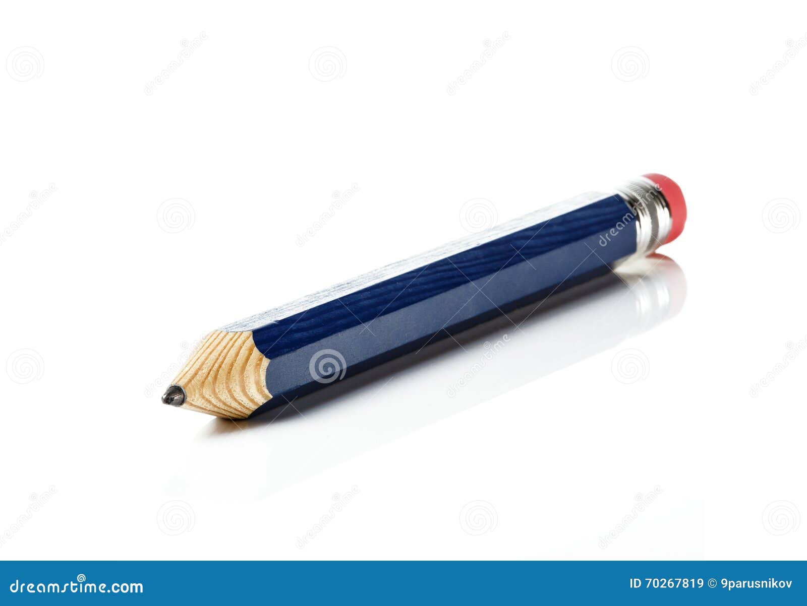 Pencil Isolated on Pure White Background Stock Image - Image of erase ...