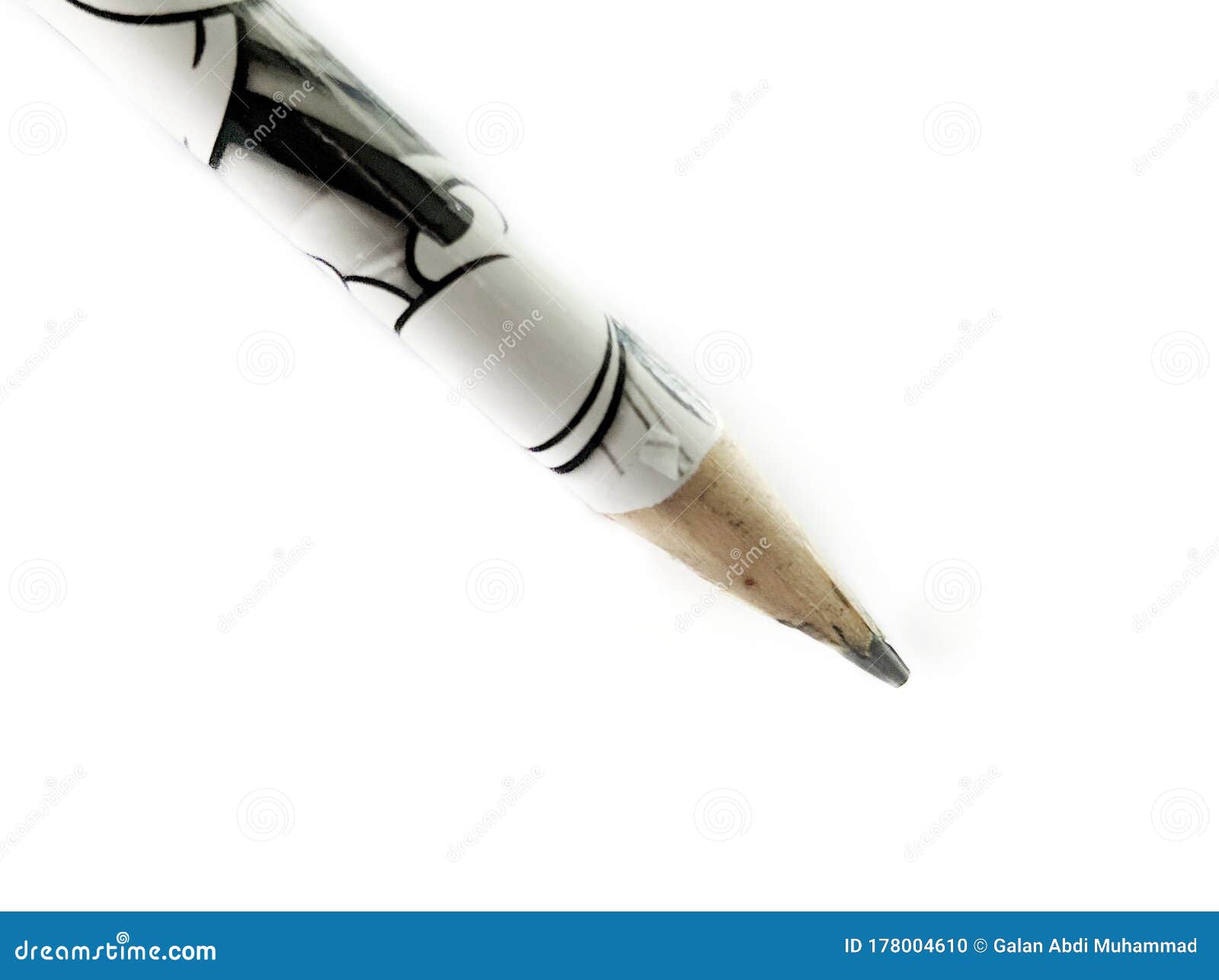 Pencil Isolated on White Background Stock Photo - Image of design ...
