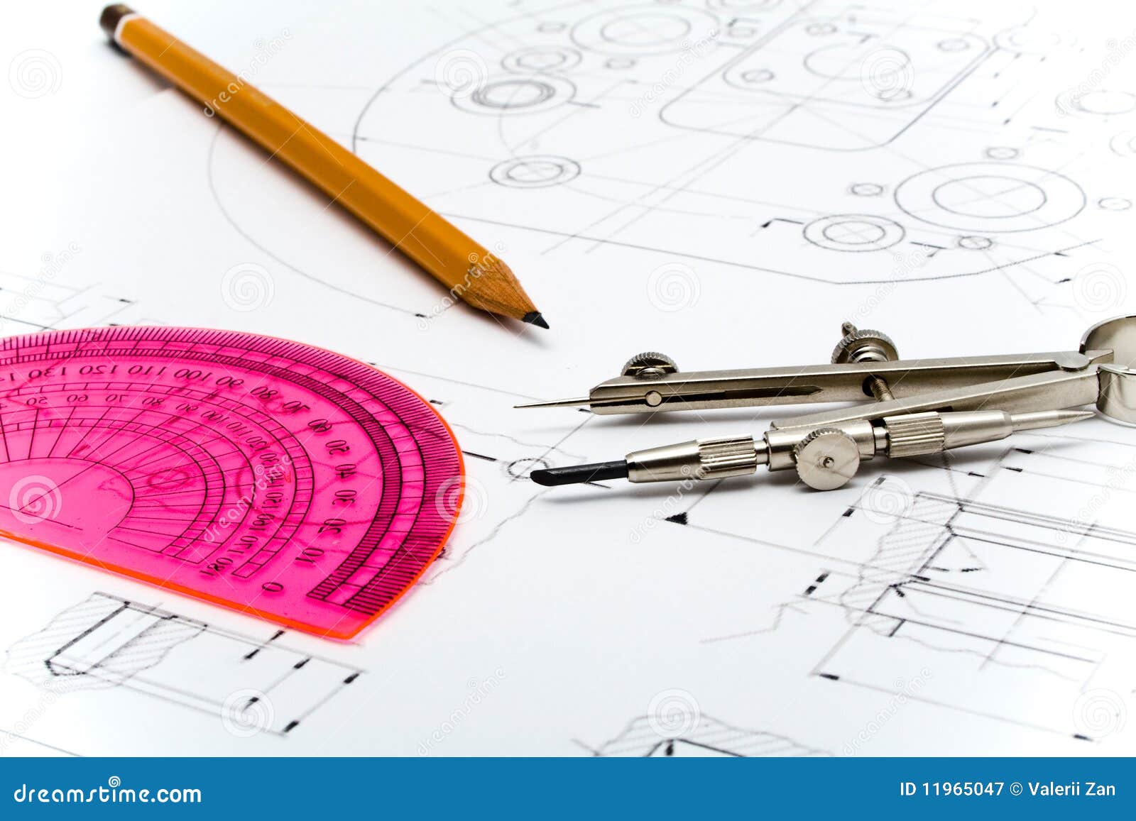 Pencil, a line is a draft stock image. Image of measurement - 11965047