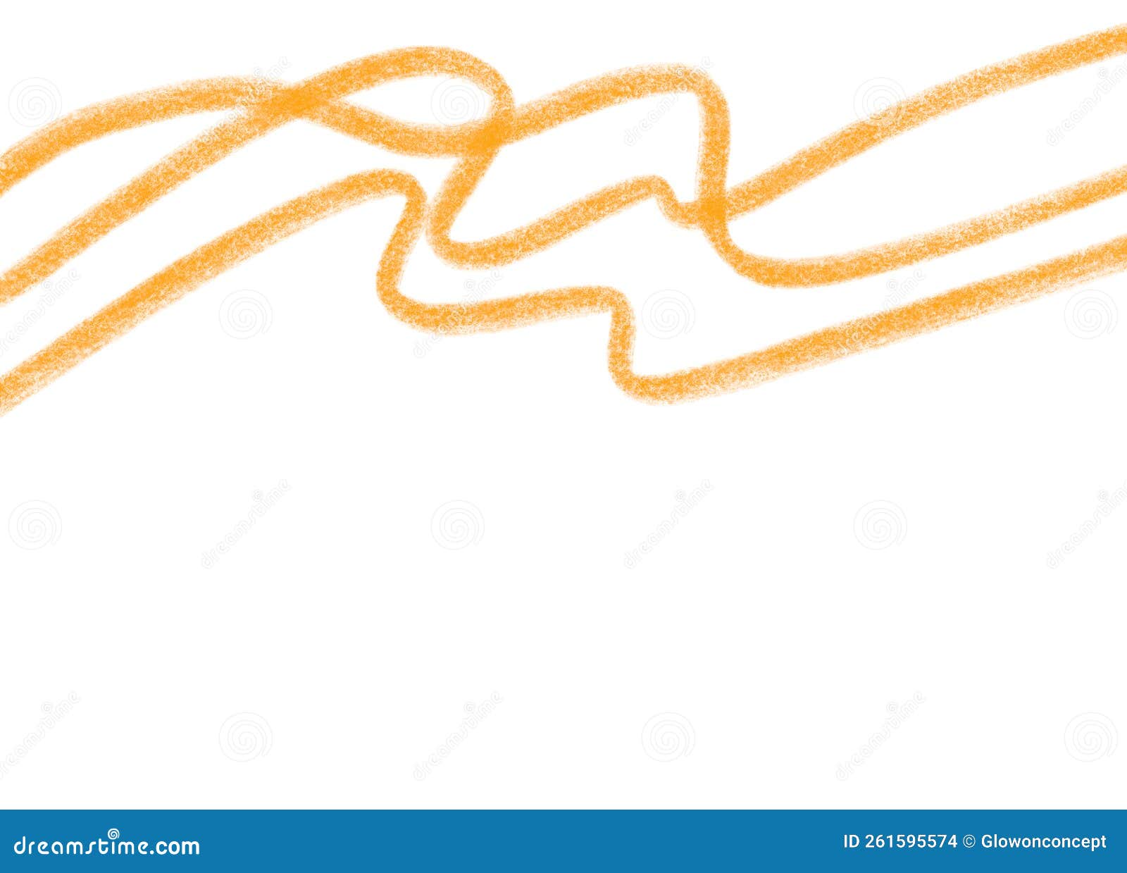Pencil Line Scribble Doodle in Yellow Orange Red Tangle Busy Concept ...