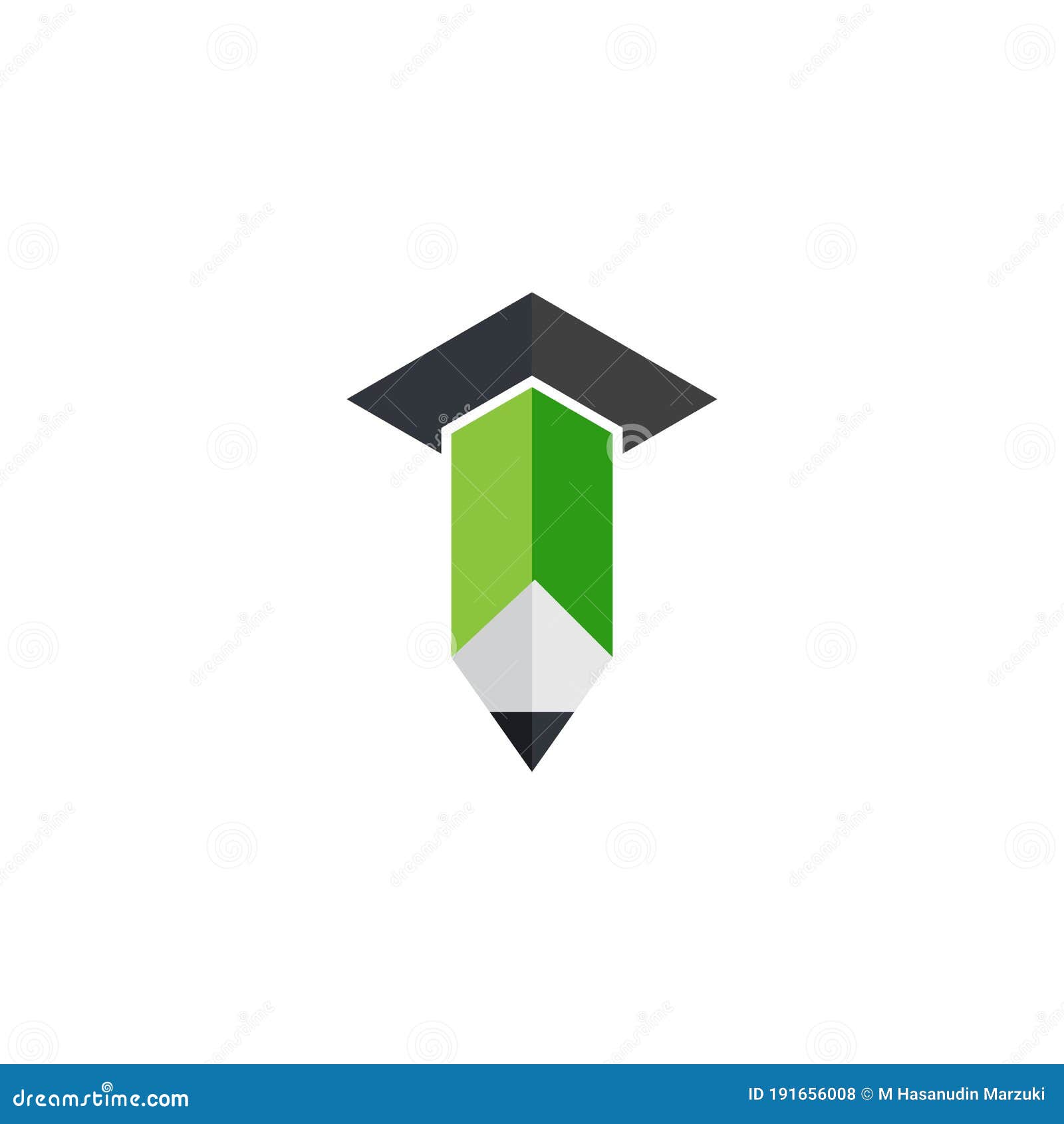 Pencil logo icon stock illustration. Illustration of vector - 191656008