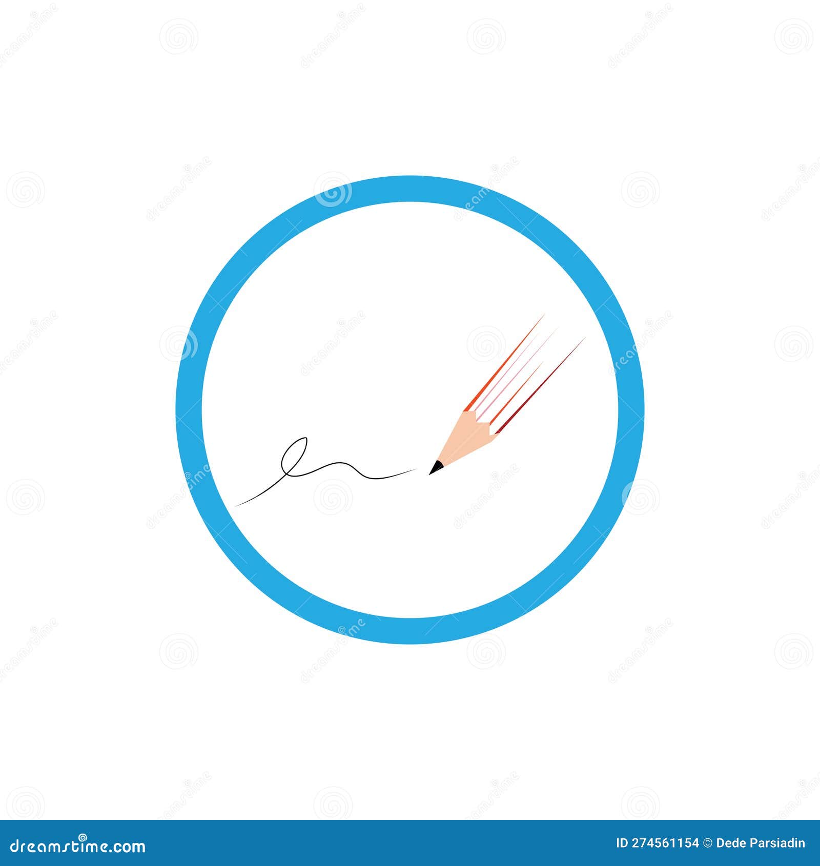 Pencil Logo and Symbol Images Illustration Design Stock Vector ...