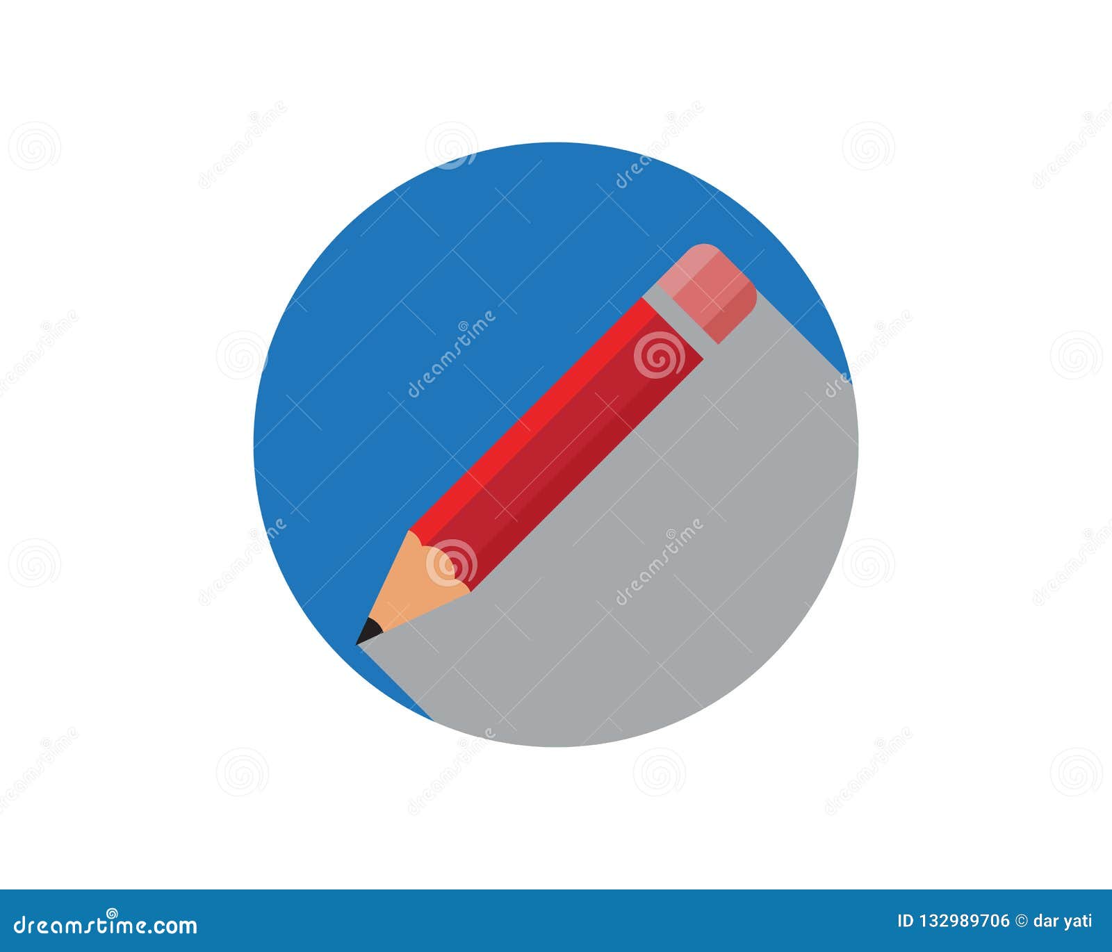 Pencil Logo Vector Icon Template Stock Vector - Illustration of element ...