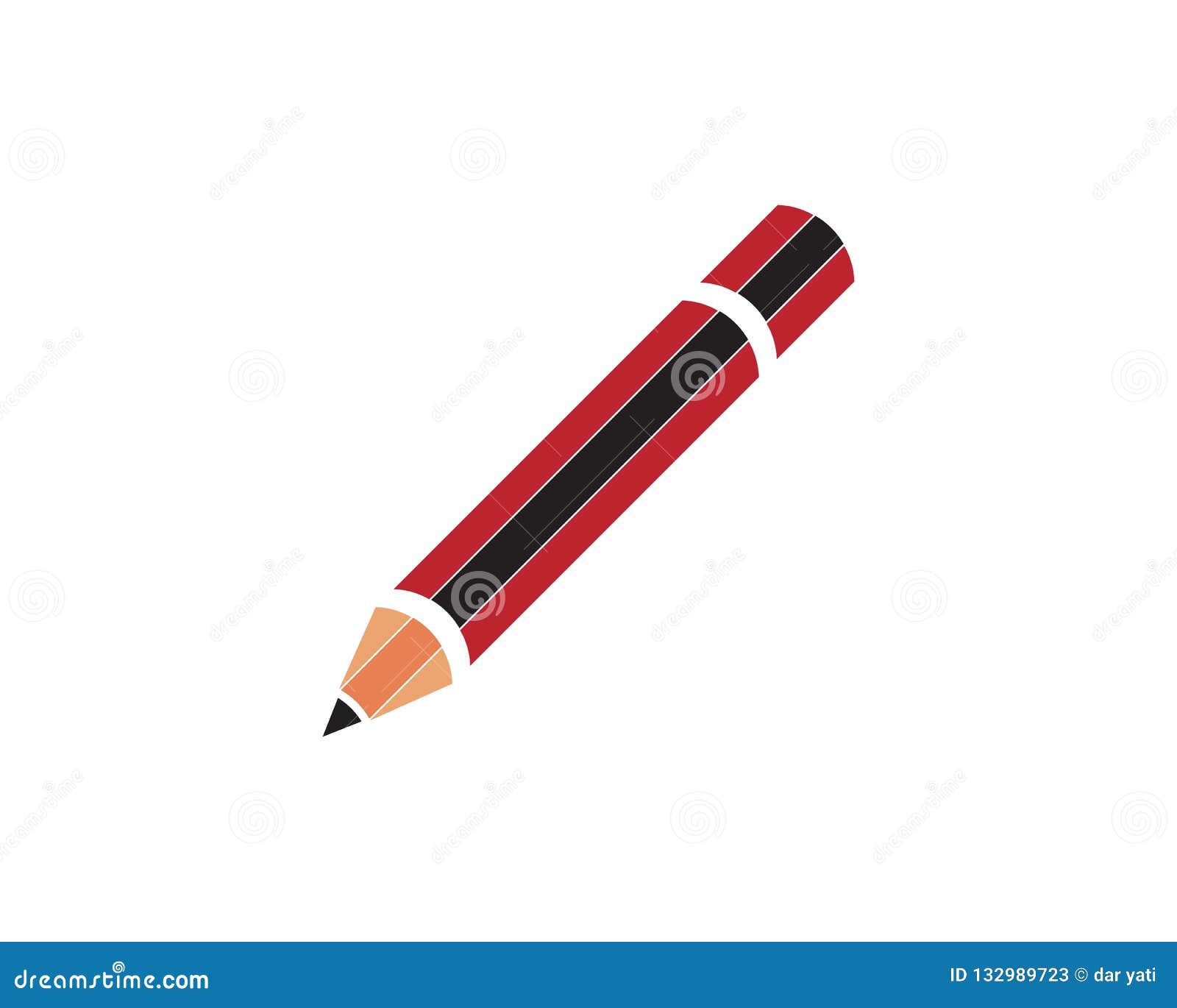 Pencil Logo Vector Icon Template Stock Vector - Illustration of icon ...