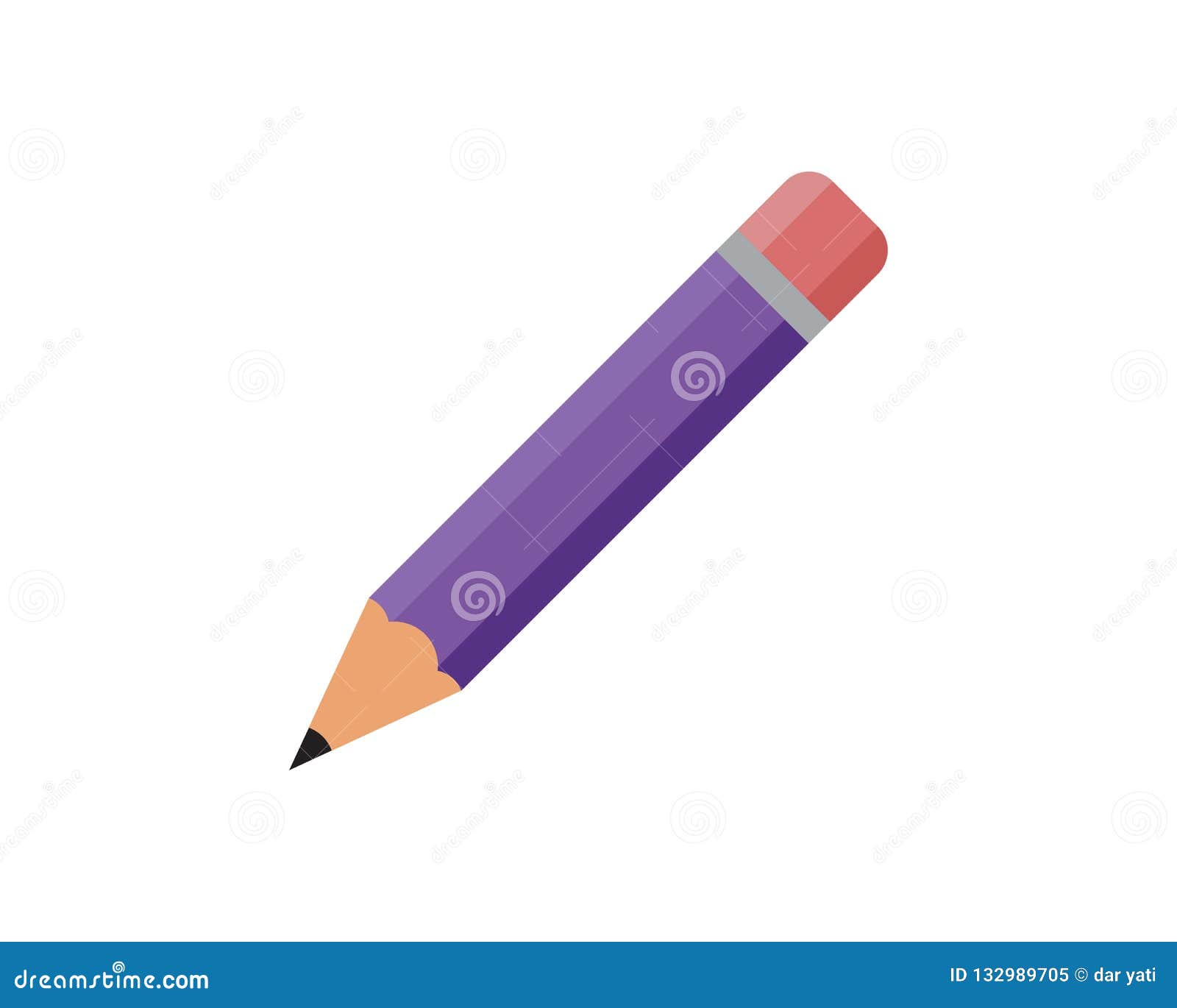 Pencil Logo Vector Icon Template Stock Vector - Illustration of school ...