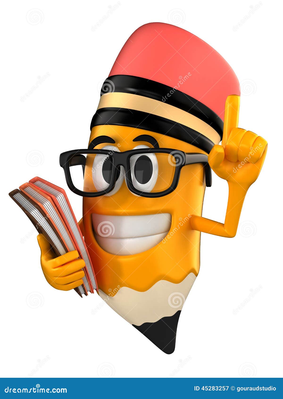 Pencil Mascot Stock Photography | CartoonDealer.com #45283388
