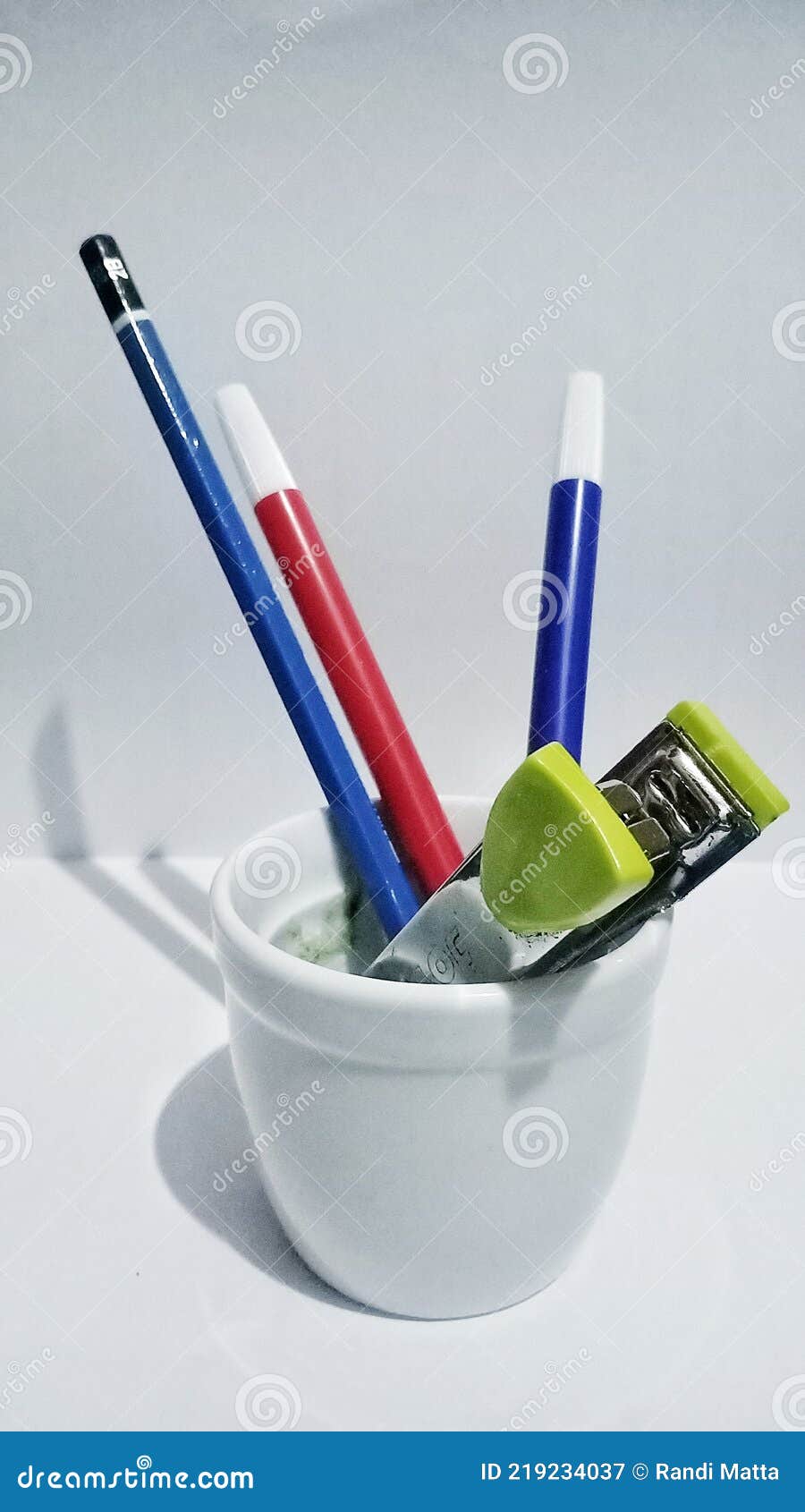 A pencil mug 2 stock image. Image of pencil, photoshoot - 219234037