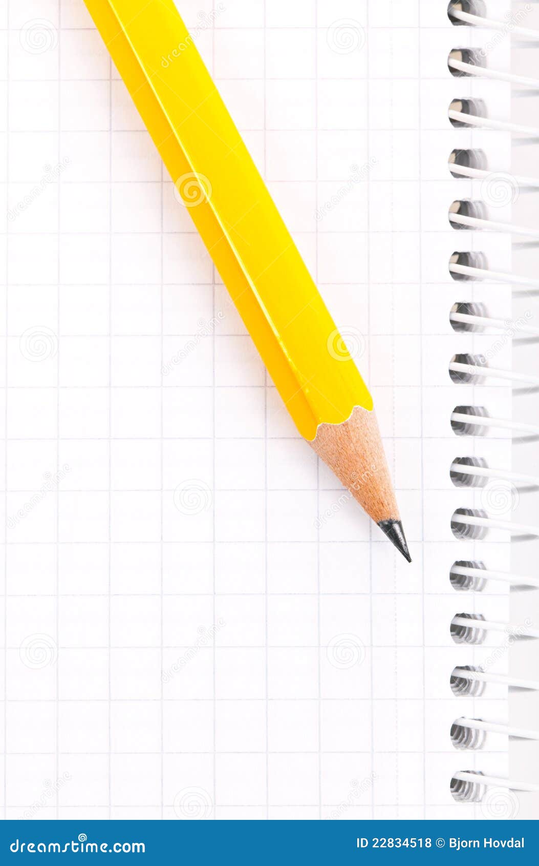 Pencil on a notebook stock photo. Image of scratchpad - 22834518