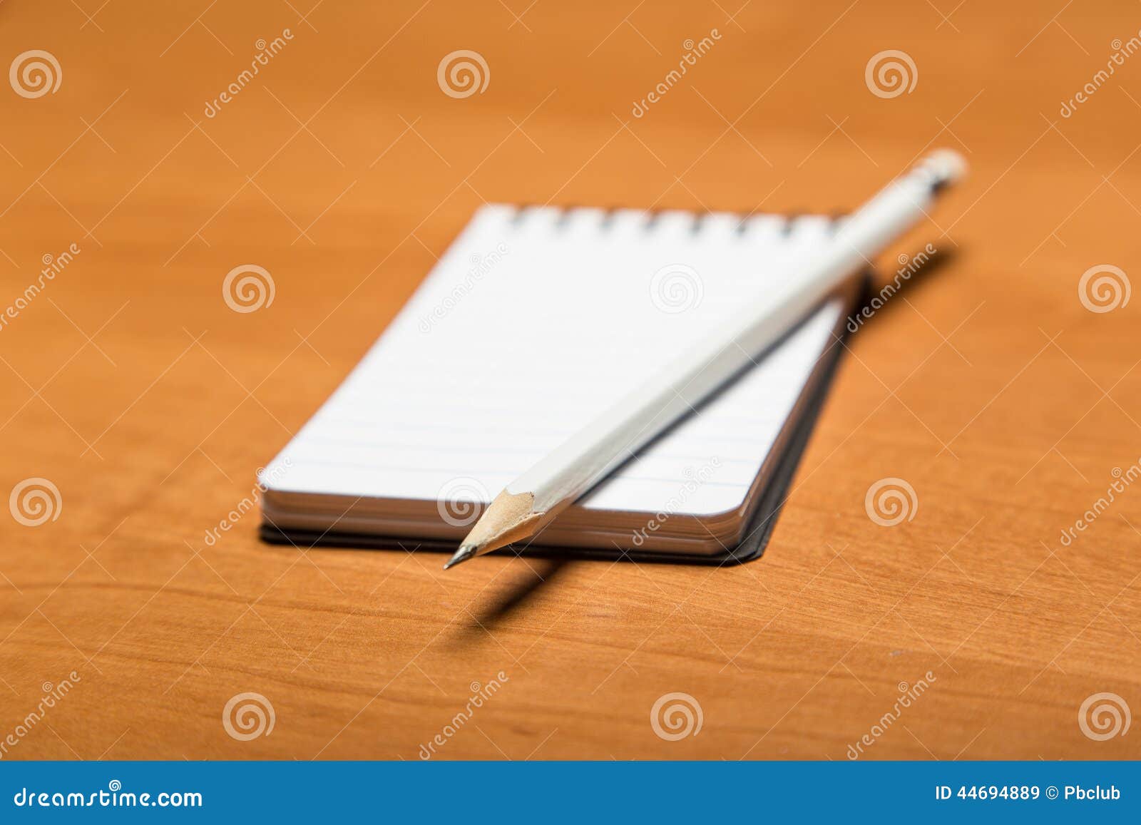 Pencil and notepad stock image. Image of lined, bound - 44694889