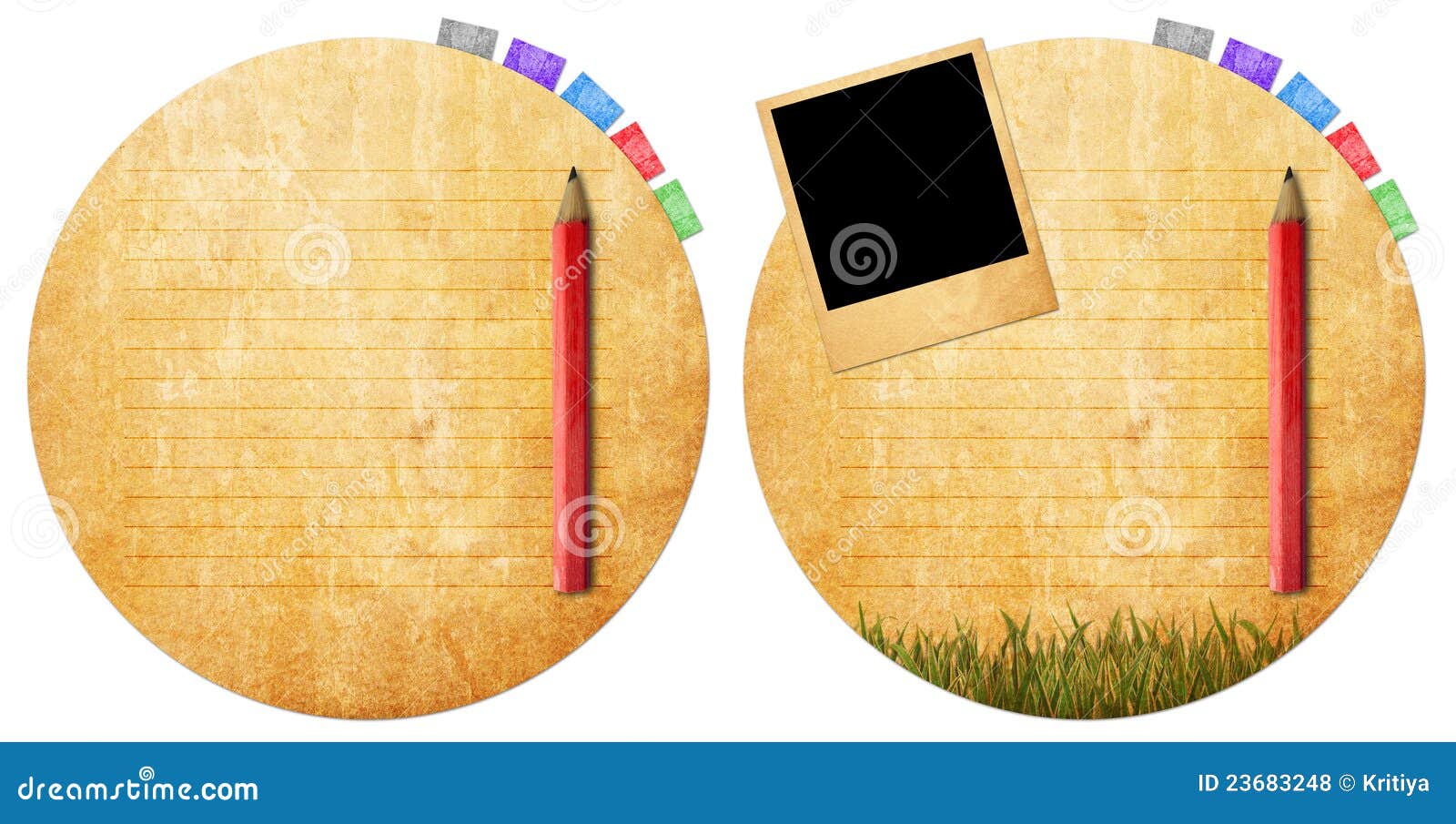 Pencil on Old paper stock illustration. Illustration of copybook - 23683248